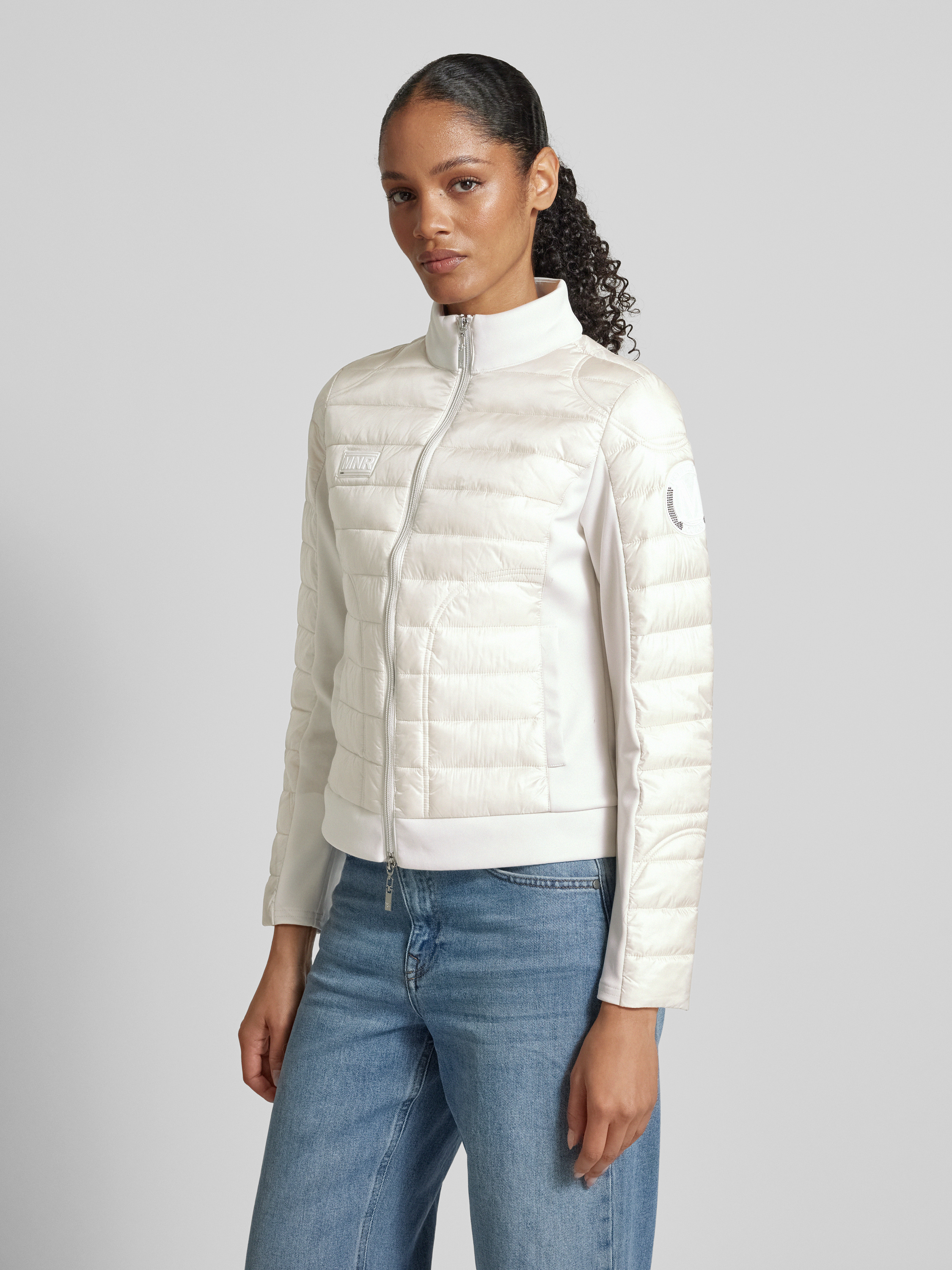 monari Steppjacke mit Label-Patch (sand) online kaufen