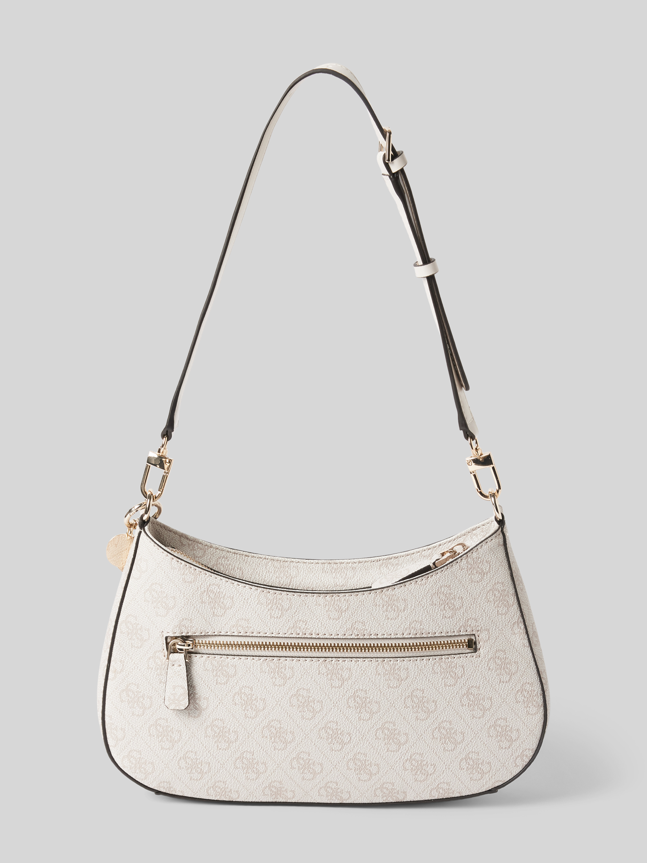 Guess Handtasche mit Label-Applikation Modell 'NOELLE' (hellgrau ...