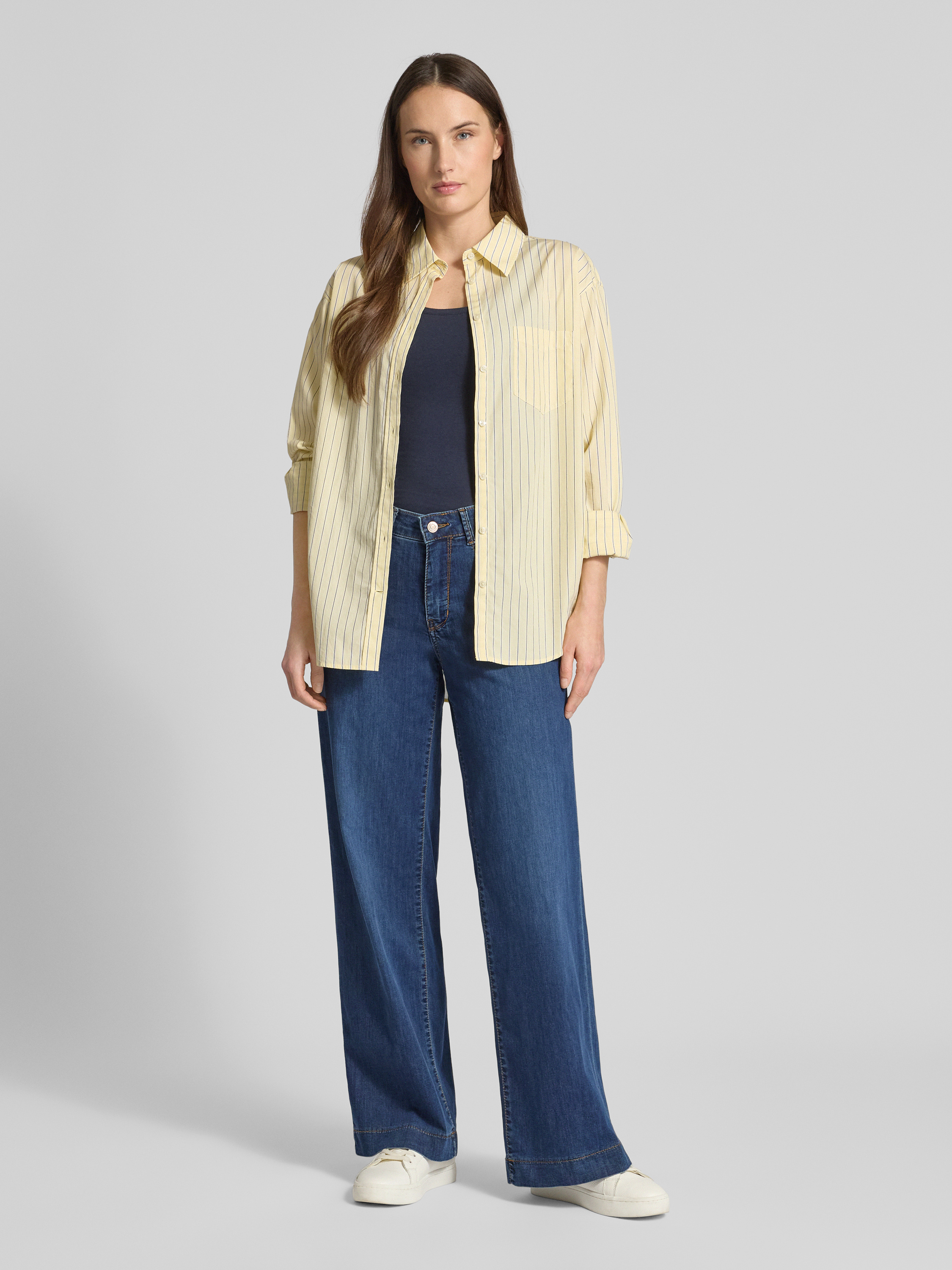 MAC Wide Leg Jeans mit 5-Pocket-Design (dunkelblau) online kaufen