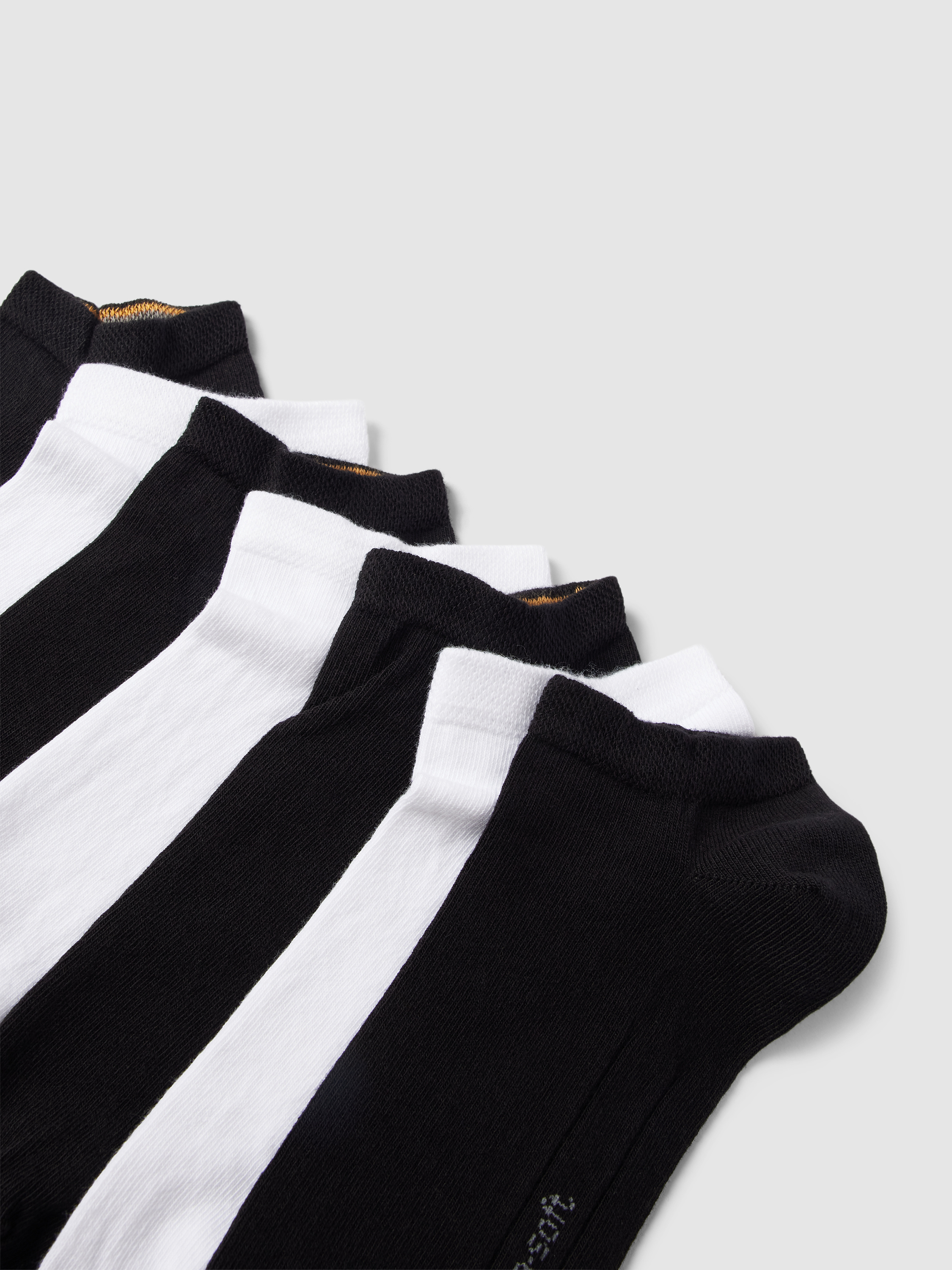 camano Sneakersocken mit Rippenbündchen im 7er-Pack Modell 'Soft ...