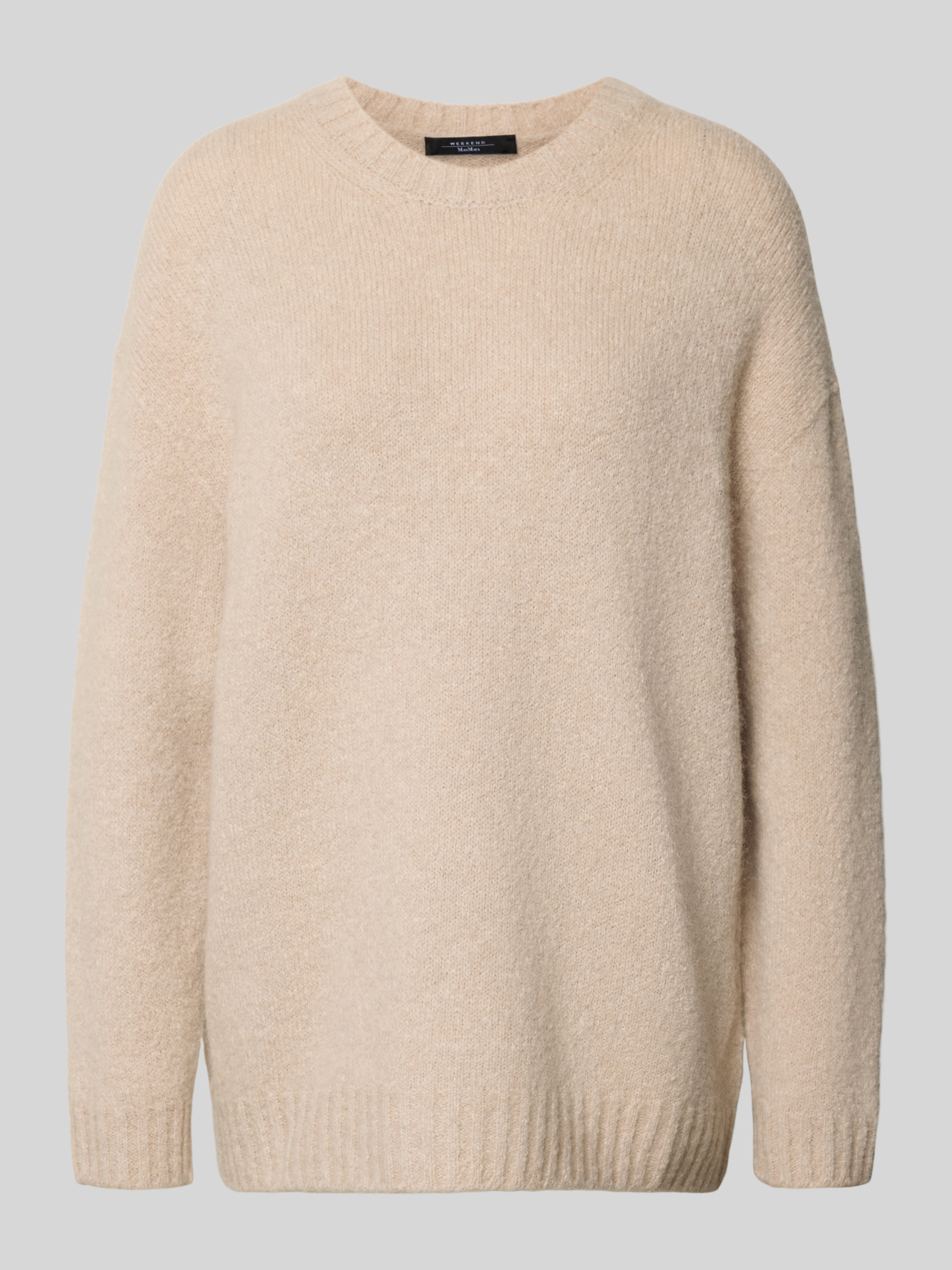 Weekend Max Mara Relaxed Fit Strickpullover aus Alpaka-Mix Modell 'PESCO' (sand) online kaufen