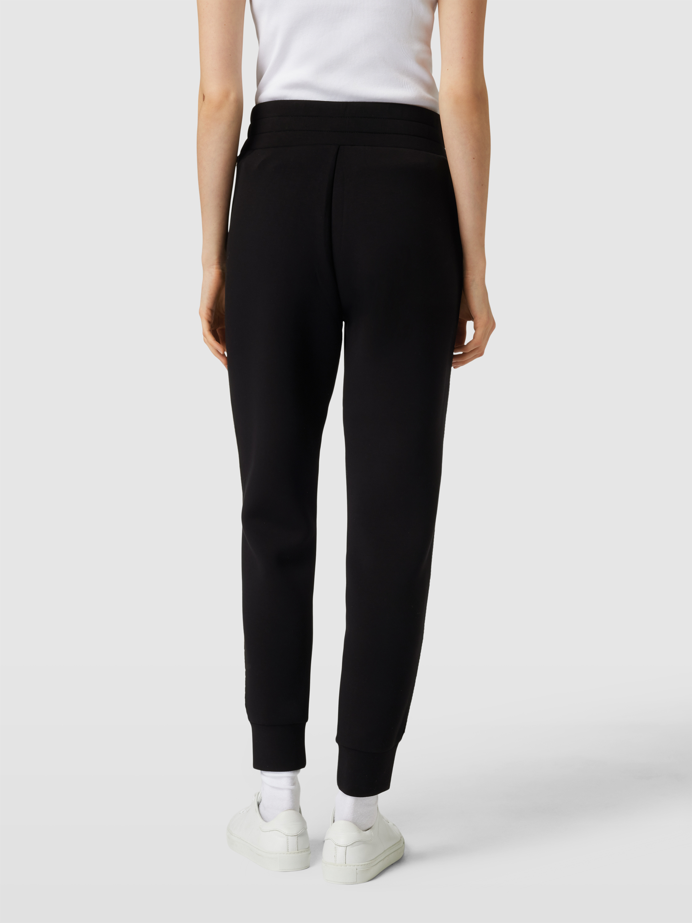 Guess Sweatpants mit Label-Print Modell 'SIMONNE' (black) online kaufen