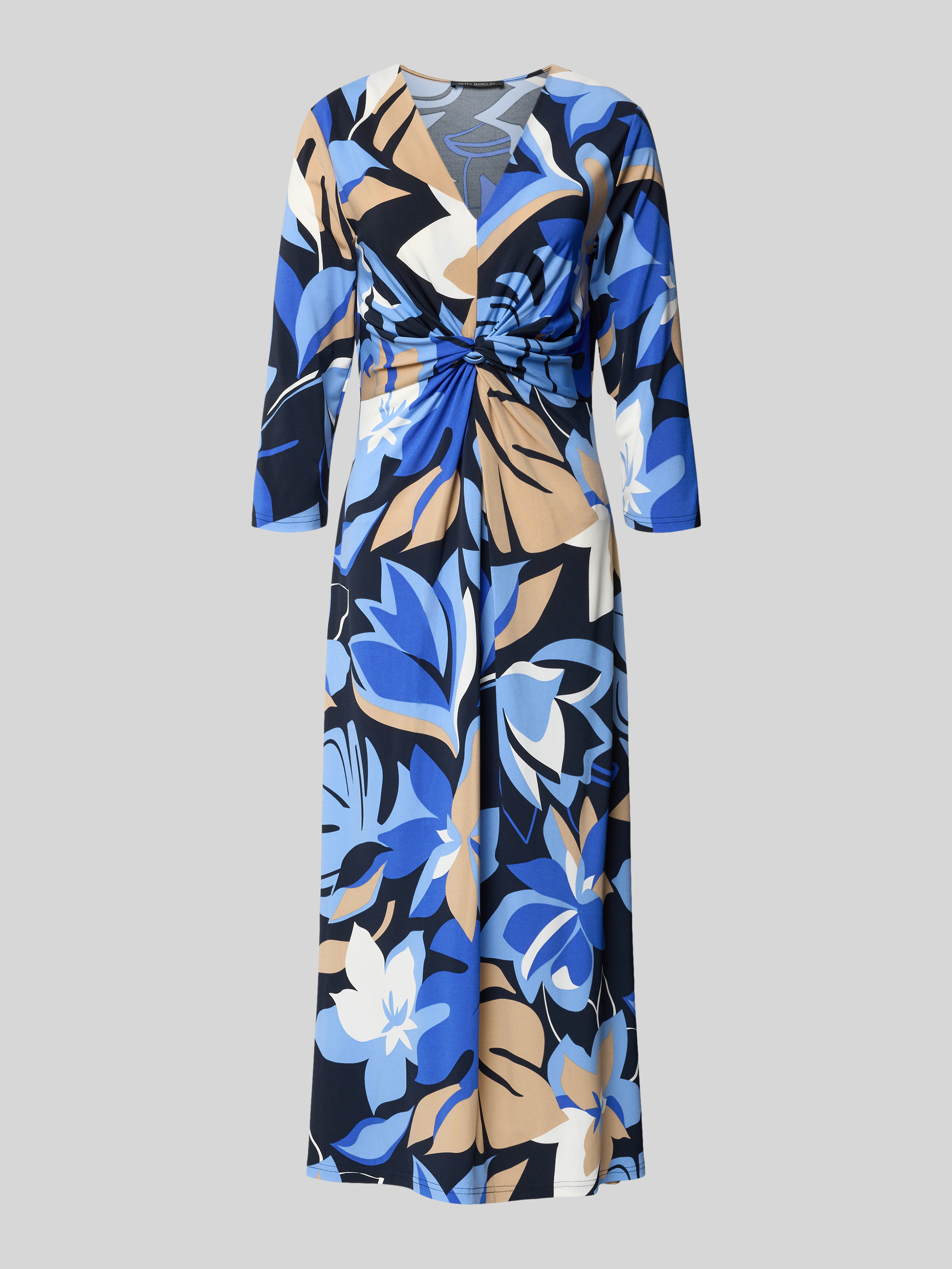 Betty Barclay Regular Fit Midikleid mit floralem Allover-Print (royal ...