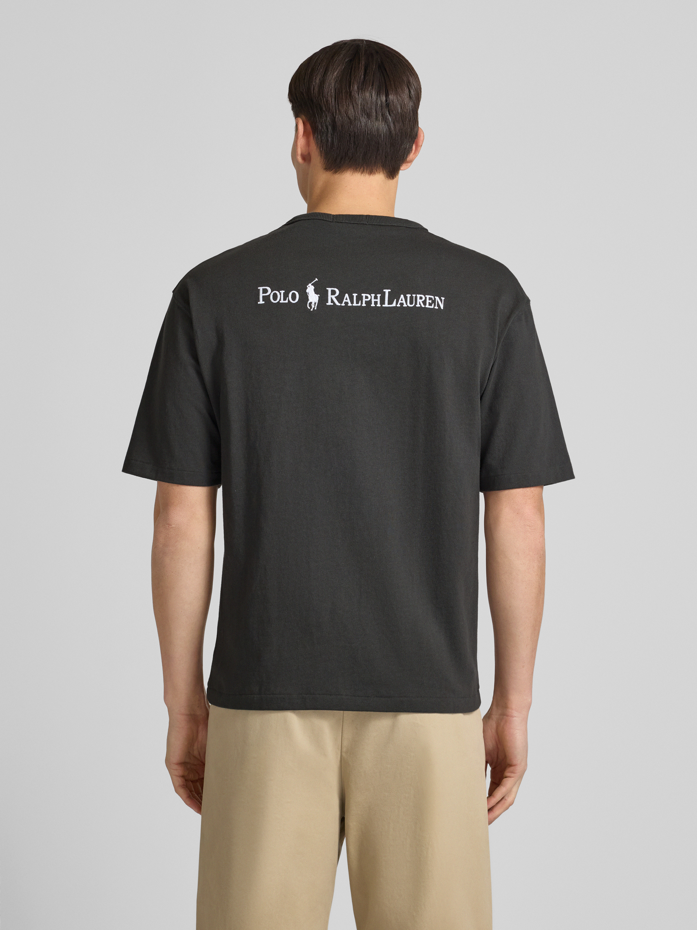 Polo Ralph Lauren Relaxed Fit T-Shirt aus reinen Baumwolle (anthrazit ...