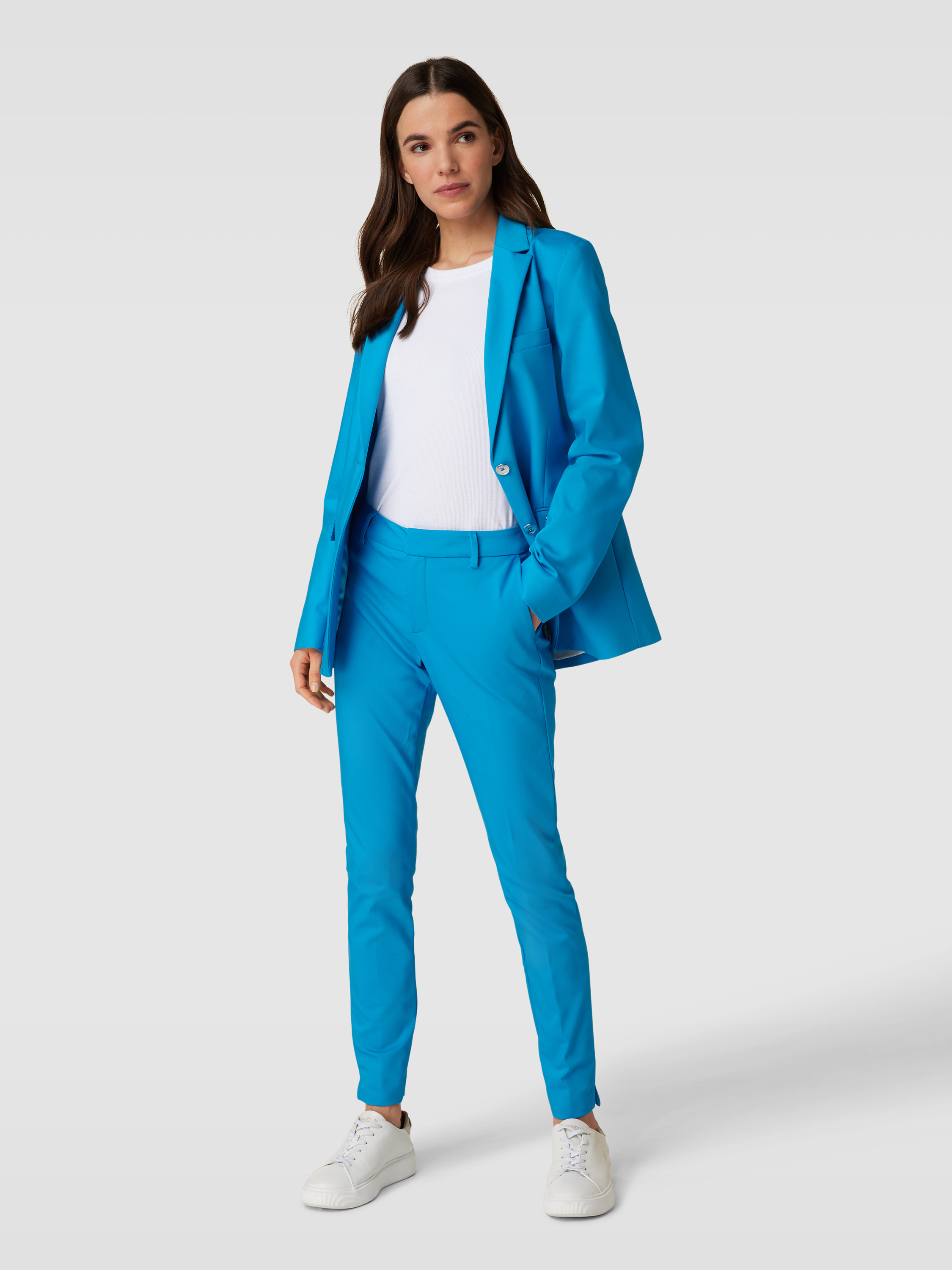 MOS MOSH Blazer met klepzakken, model 'MARY NIGHT' in oceaanblauw ...