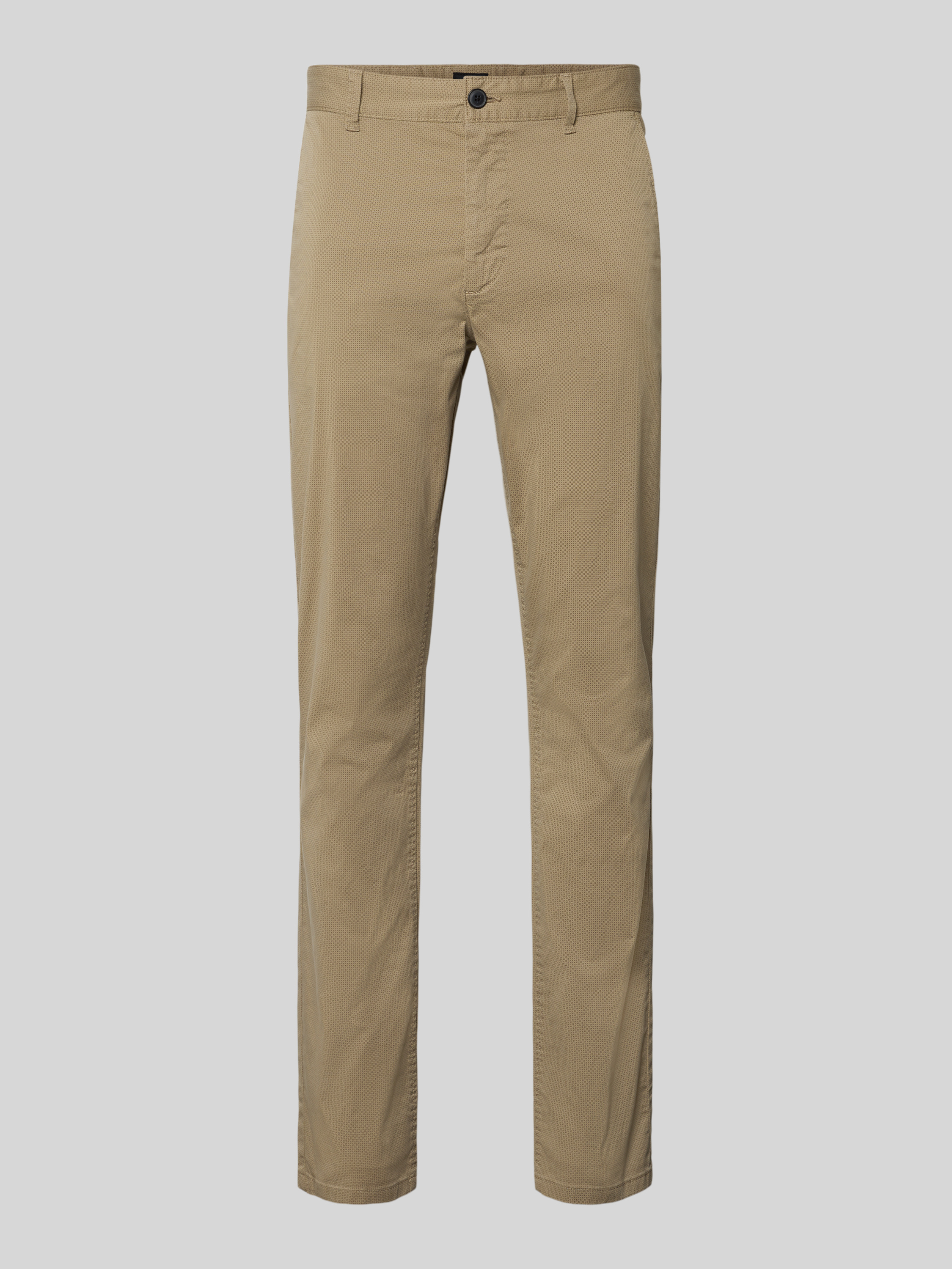 BOSS Orange Slim fit chino van katoenmix, model 'CHINO_SLIM' in beige ...