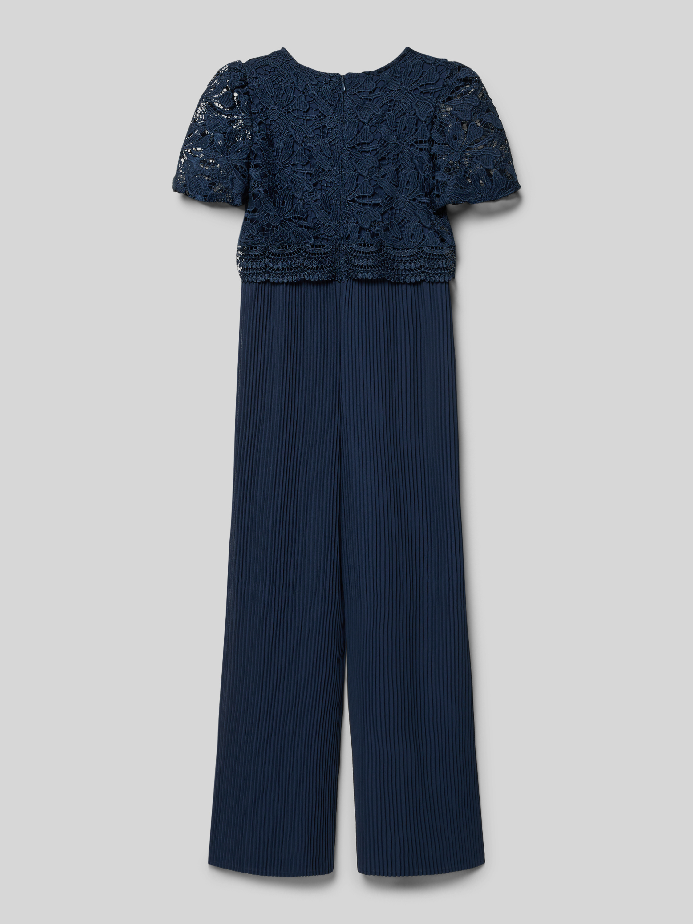 s.Oliver RED LABEL Regular Fit Jumpsuit aus Chiffon-Plissee (marine ...