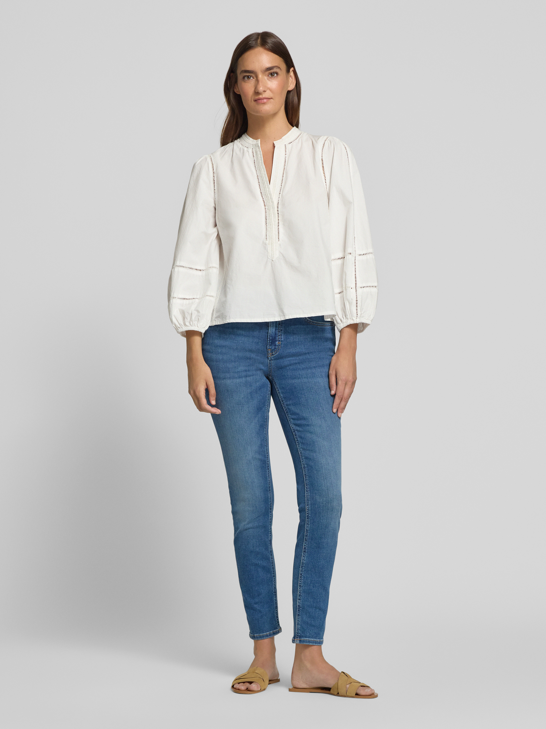 BOSS Orange bootcut jeans van katoenmix model 'C-JACKIE MR' in ...
