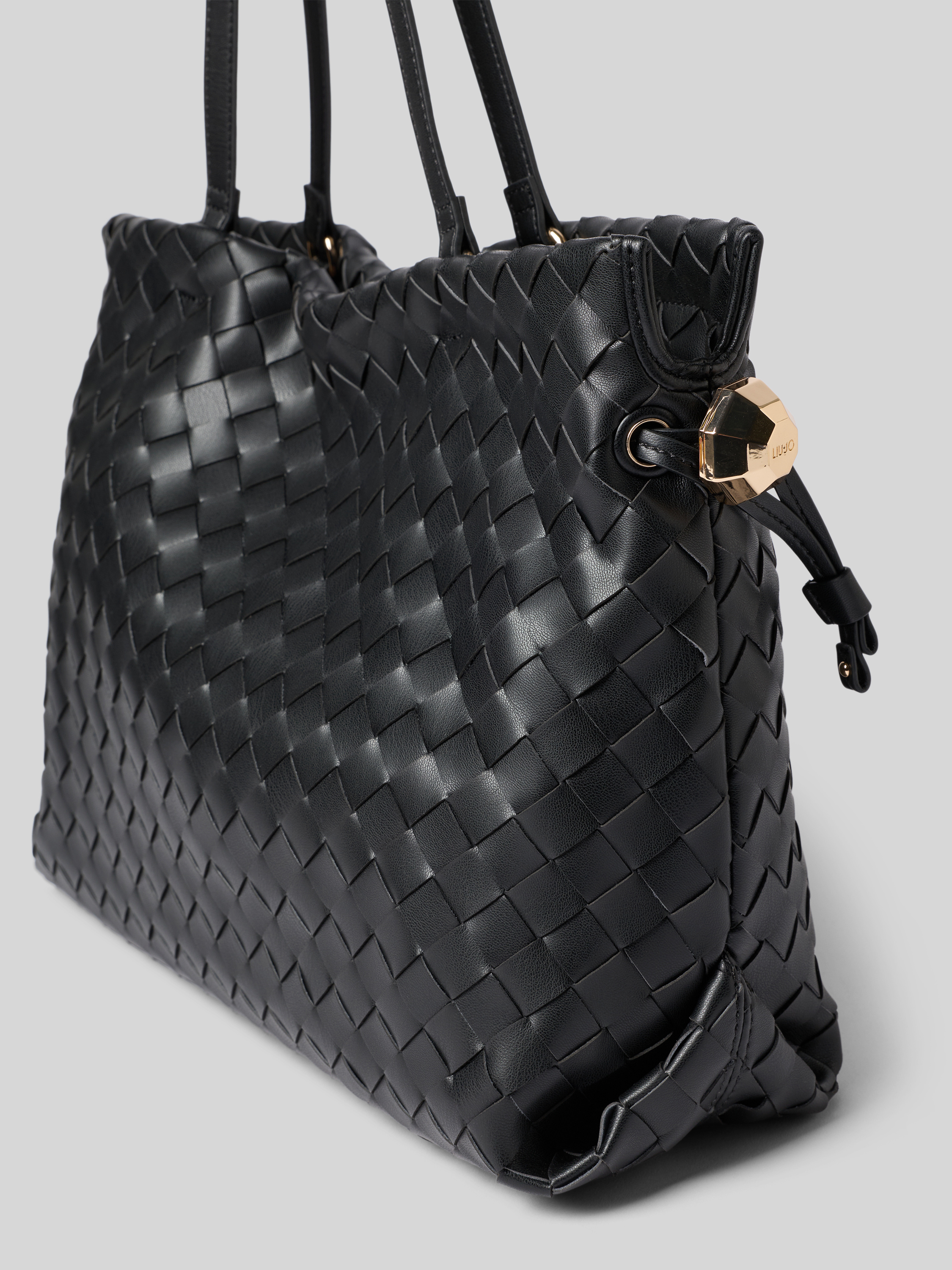 Liu Jo White Tote bag in leerlook, model 'Riccy' in zwart online kopen ...