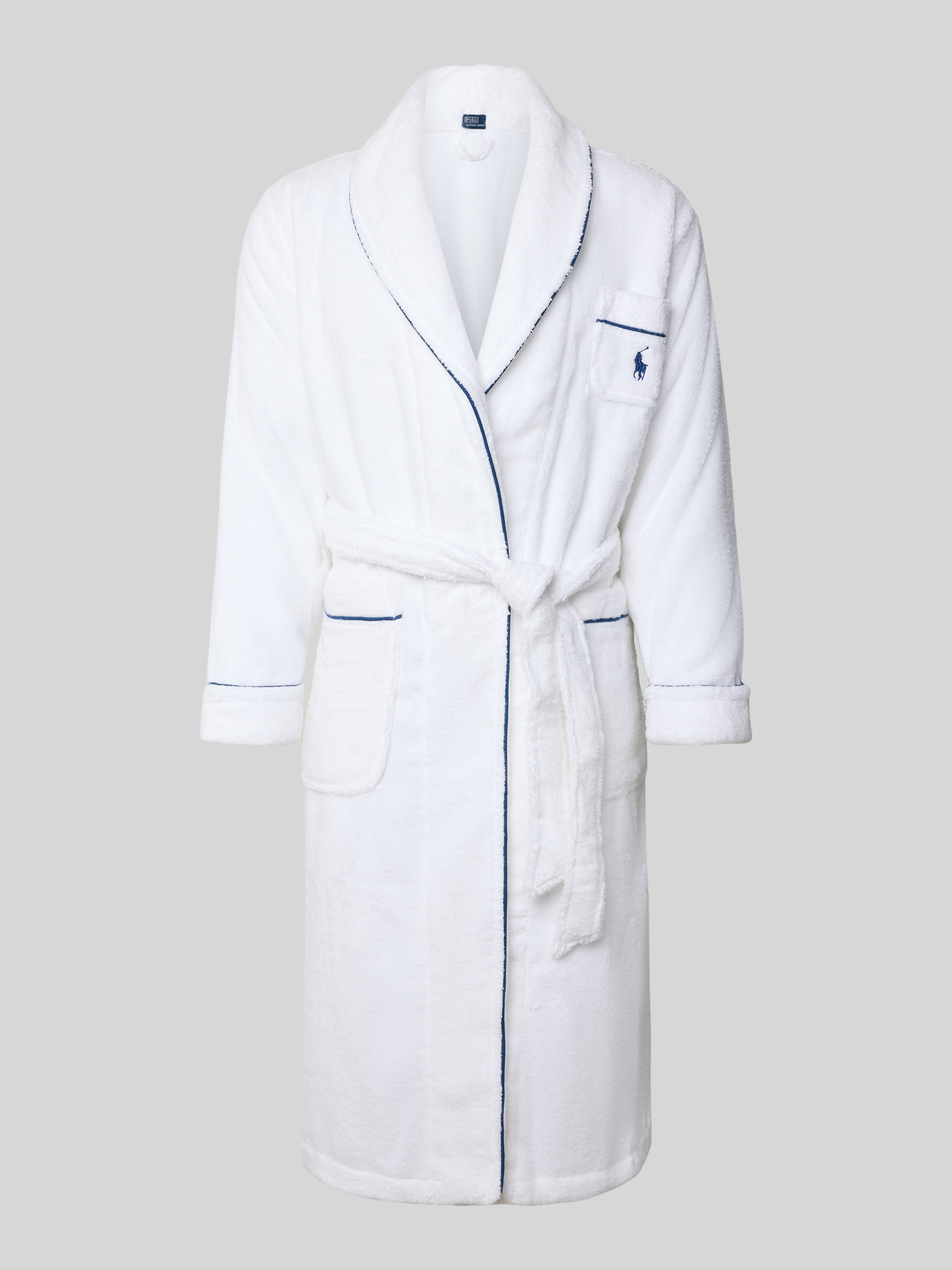Polo Ralph Lauren Bademantel mit Reverskragen (weiss) online kaufen
