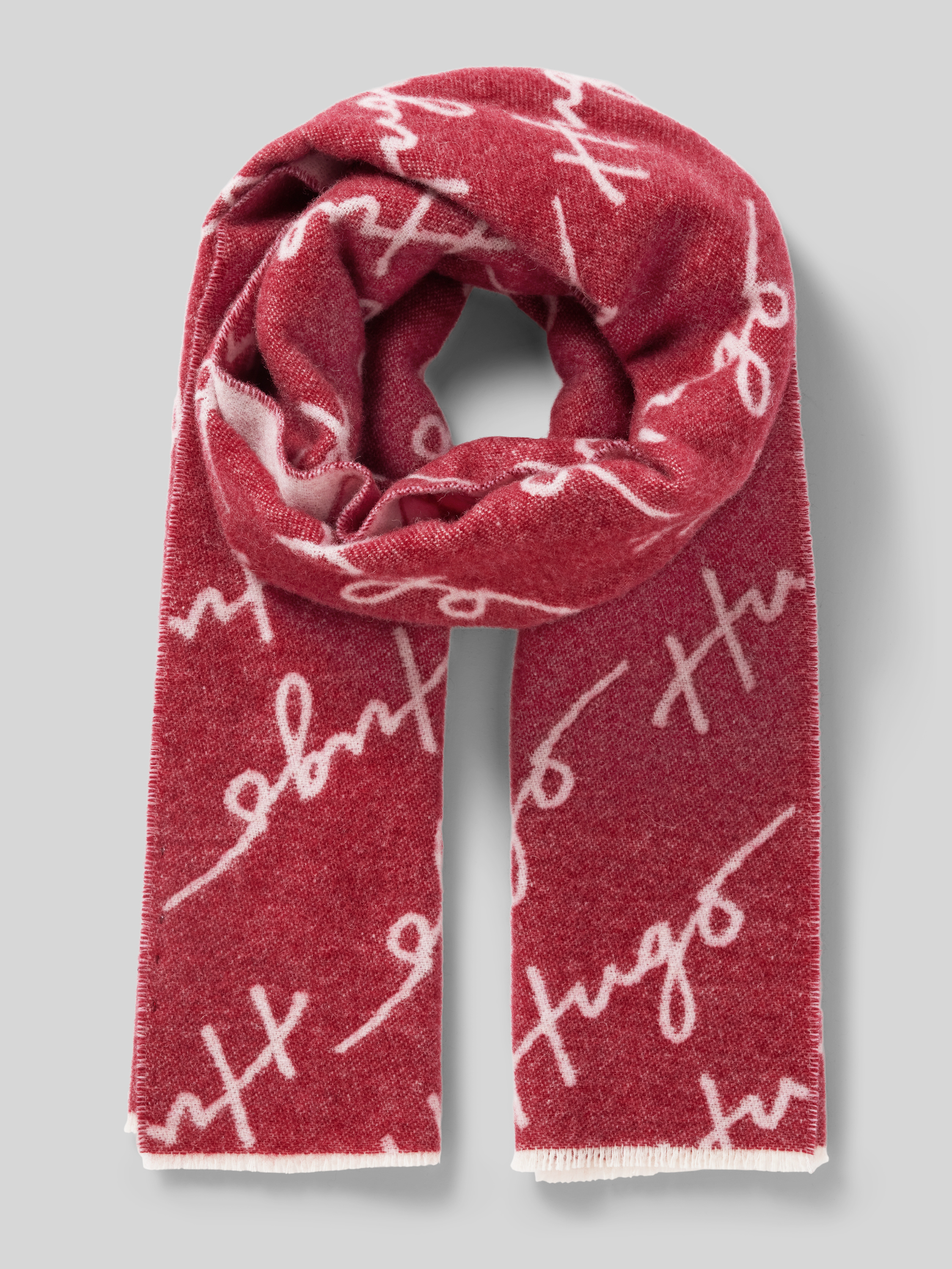 HUGO Schal in Woll-Optik Modell 'Byanca' (rosa) online kaufen