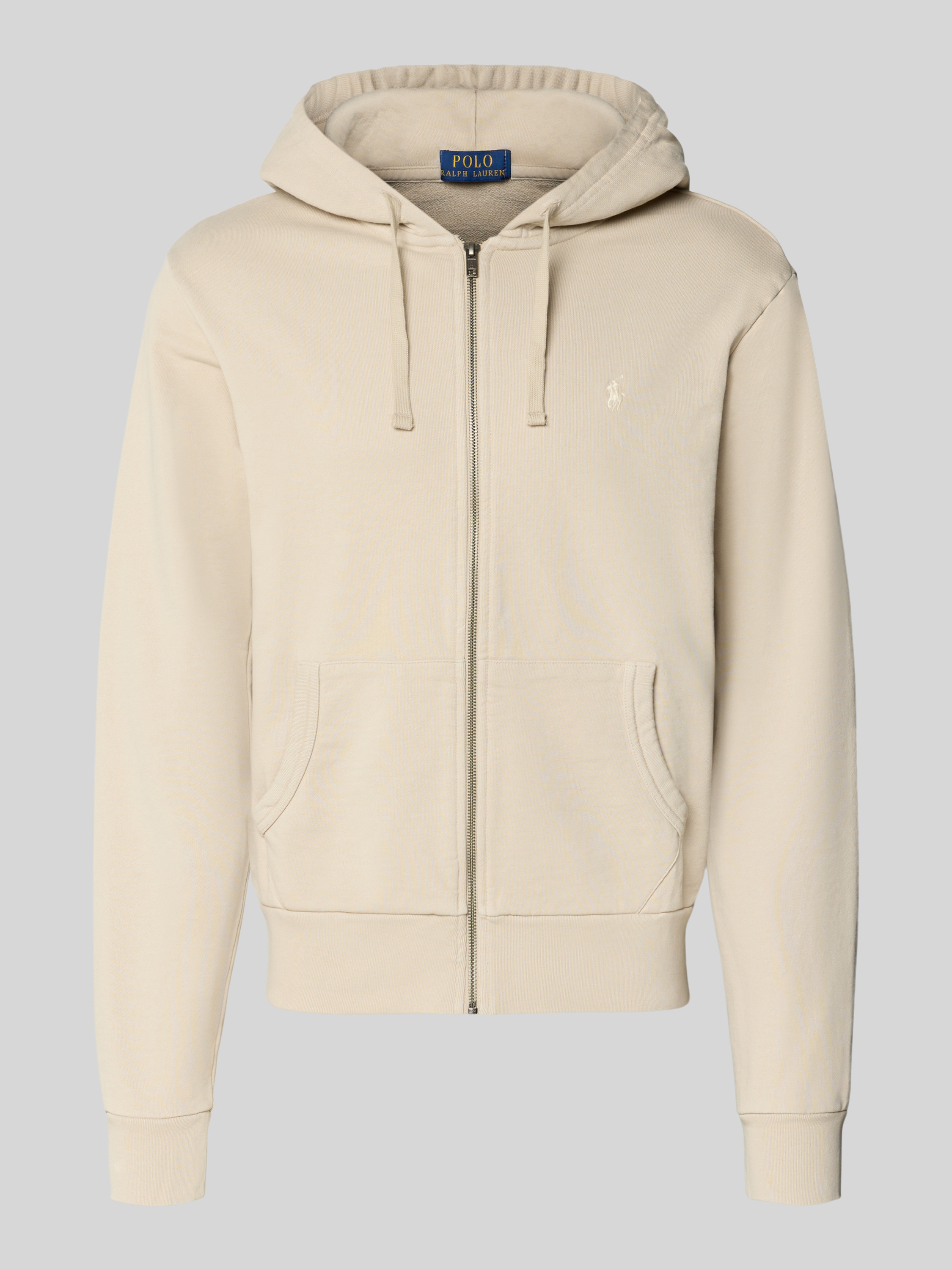 Polo Ralph Lauren Regular Fit Sweatjacke aus reiner Baumwolle (hellgrau ...