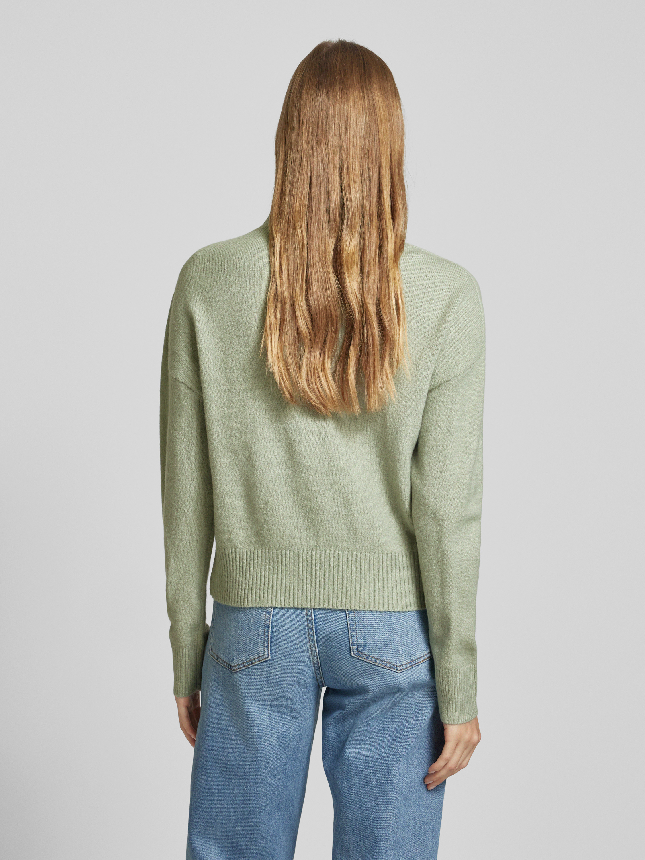 QS Strickpullover mit Stehkragen (hellgruen) online kaufen