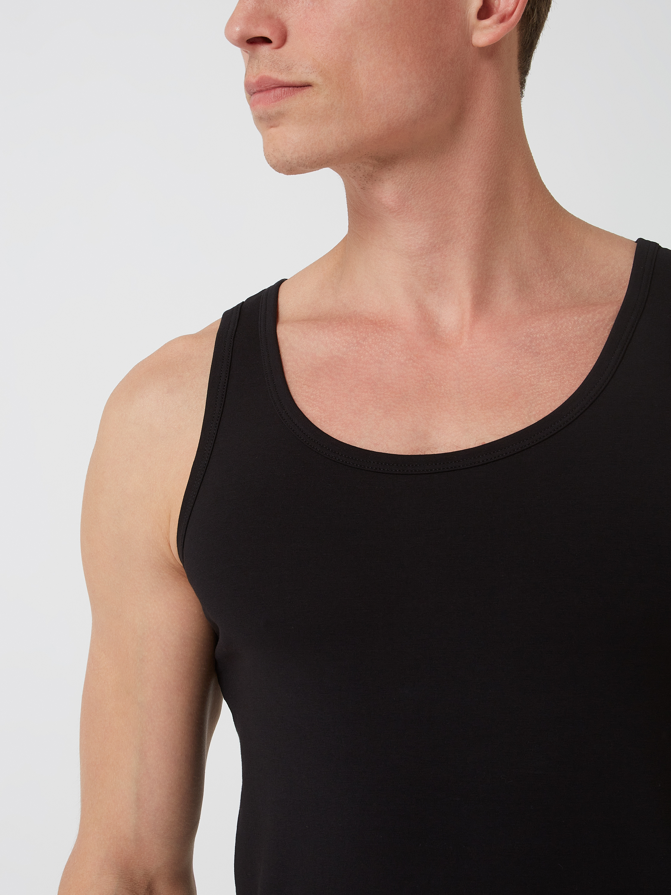 Calida Tanktop mit Stretch-Anteil im 2er-Pack (black) online kaufen