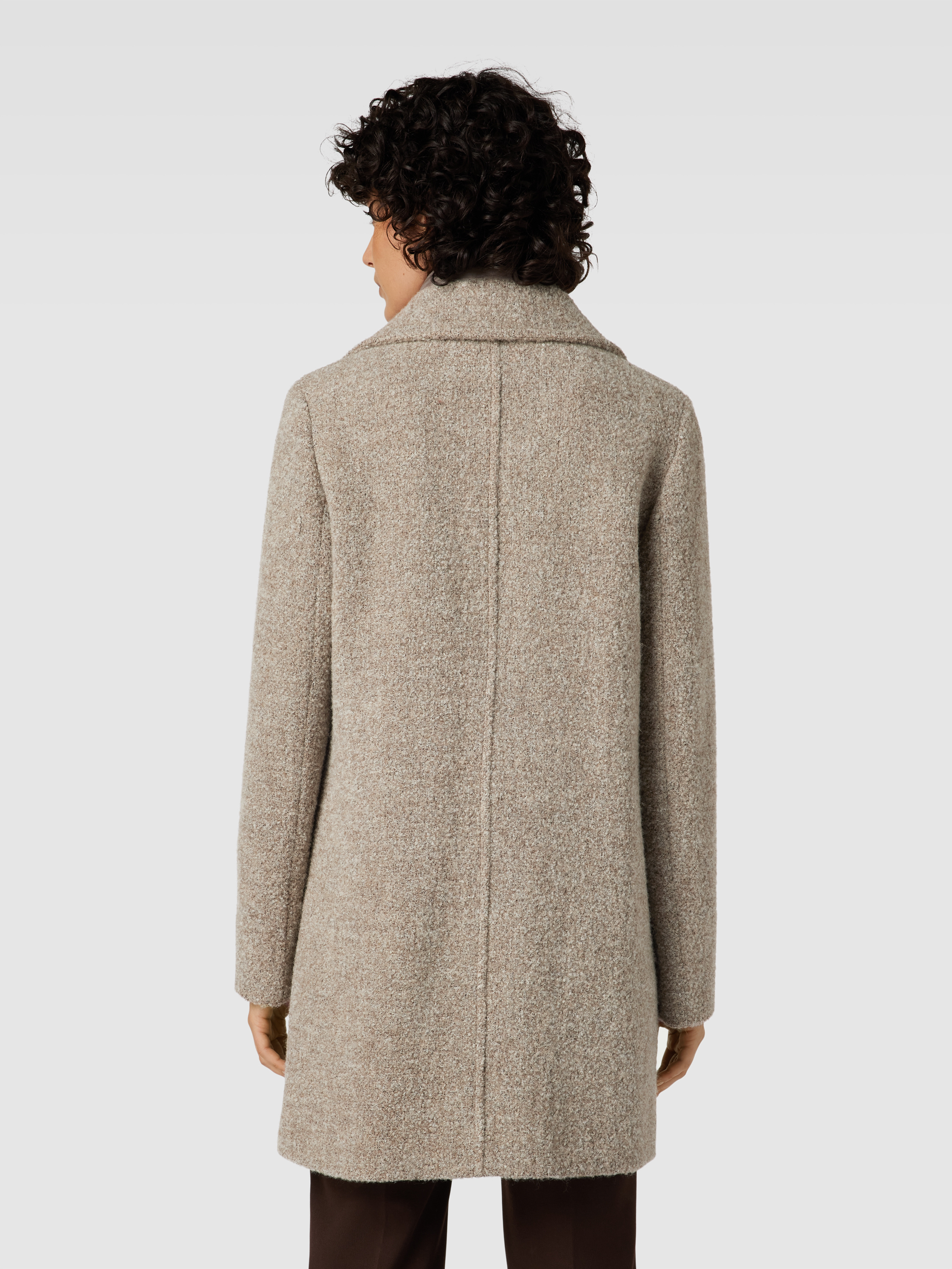 Gil Bret Wollmantel mit Knopfleiste Modell 'Savannah' (beige melange ...