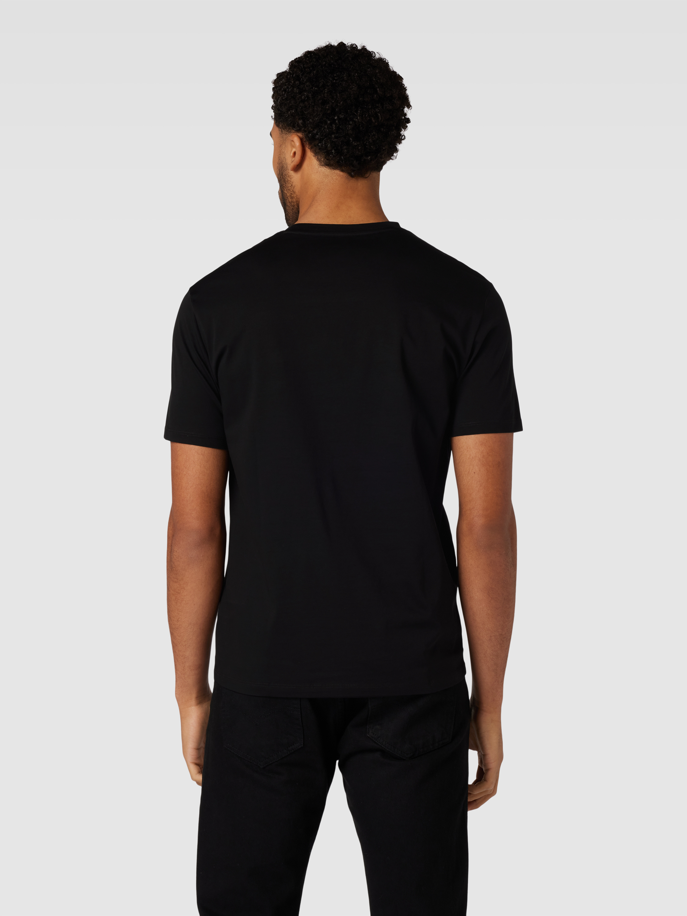 ARMANI EXCHANGE T-Shirt mit Label-Schriftzug (black) online kaufen