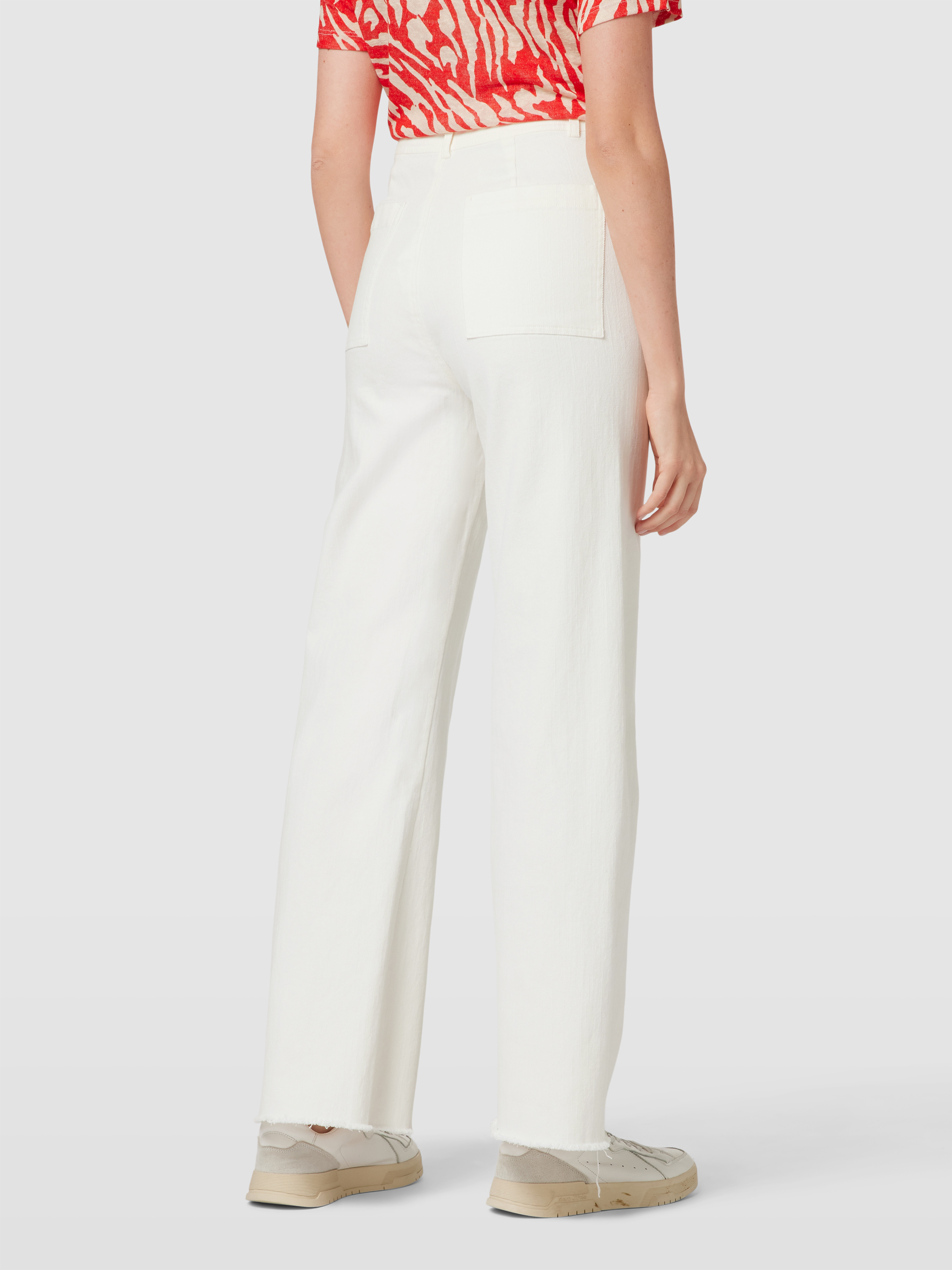 JC Sophie Hose mit ausgefranstem Saum Modell 'selma' (offwhite) online ...