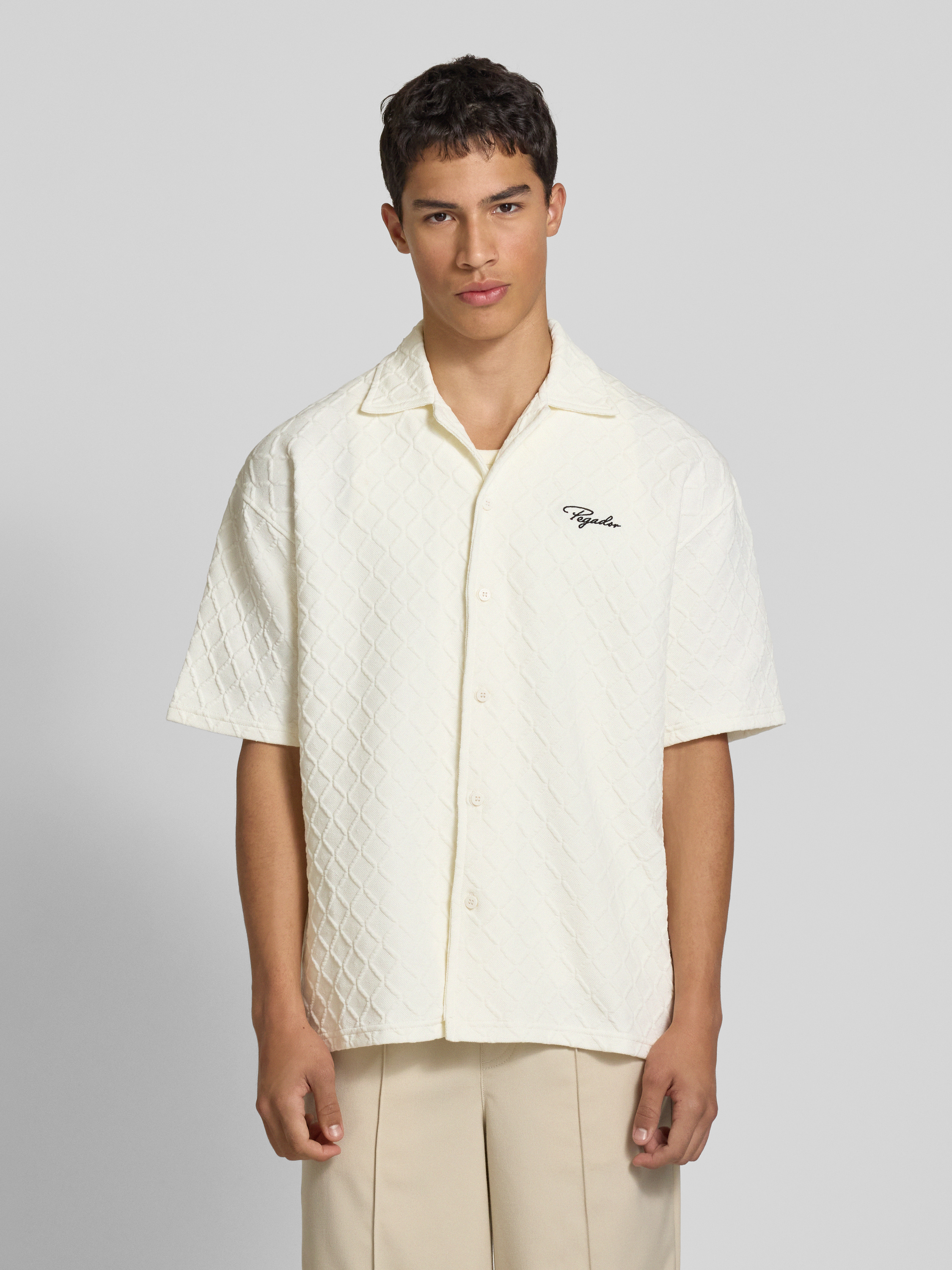 Pegador Relaxed Fit Freizeithemd mit Strukturmuster Modell 'Jovren ...