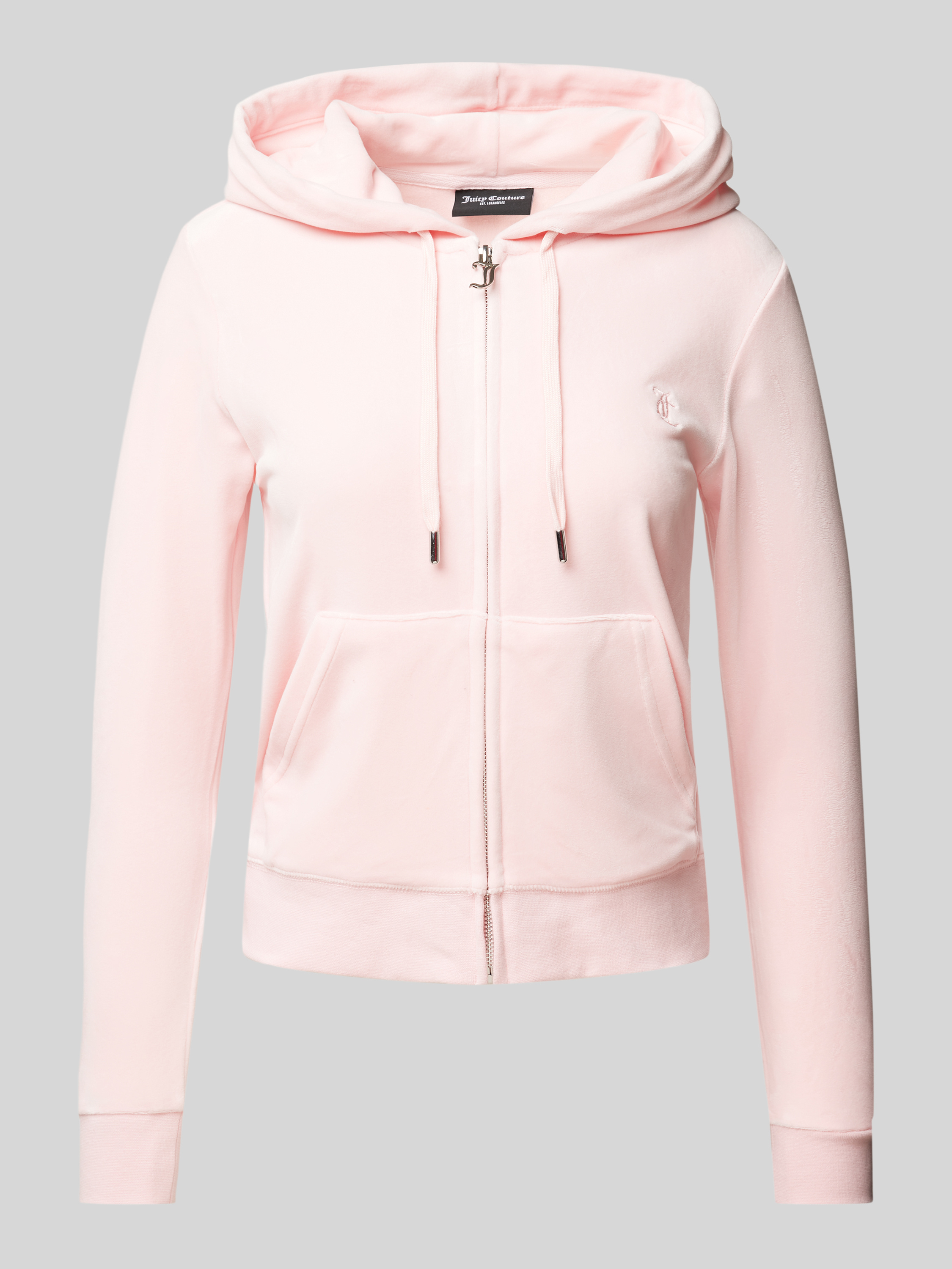 Juicy Couture Sweatjacke mit Kapuze Modell 'ROBERTSON' (rosa) online kaufen