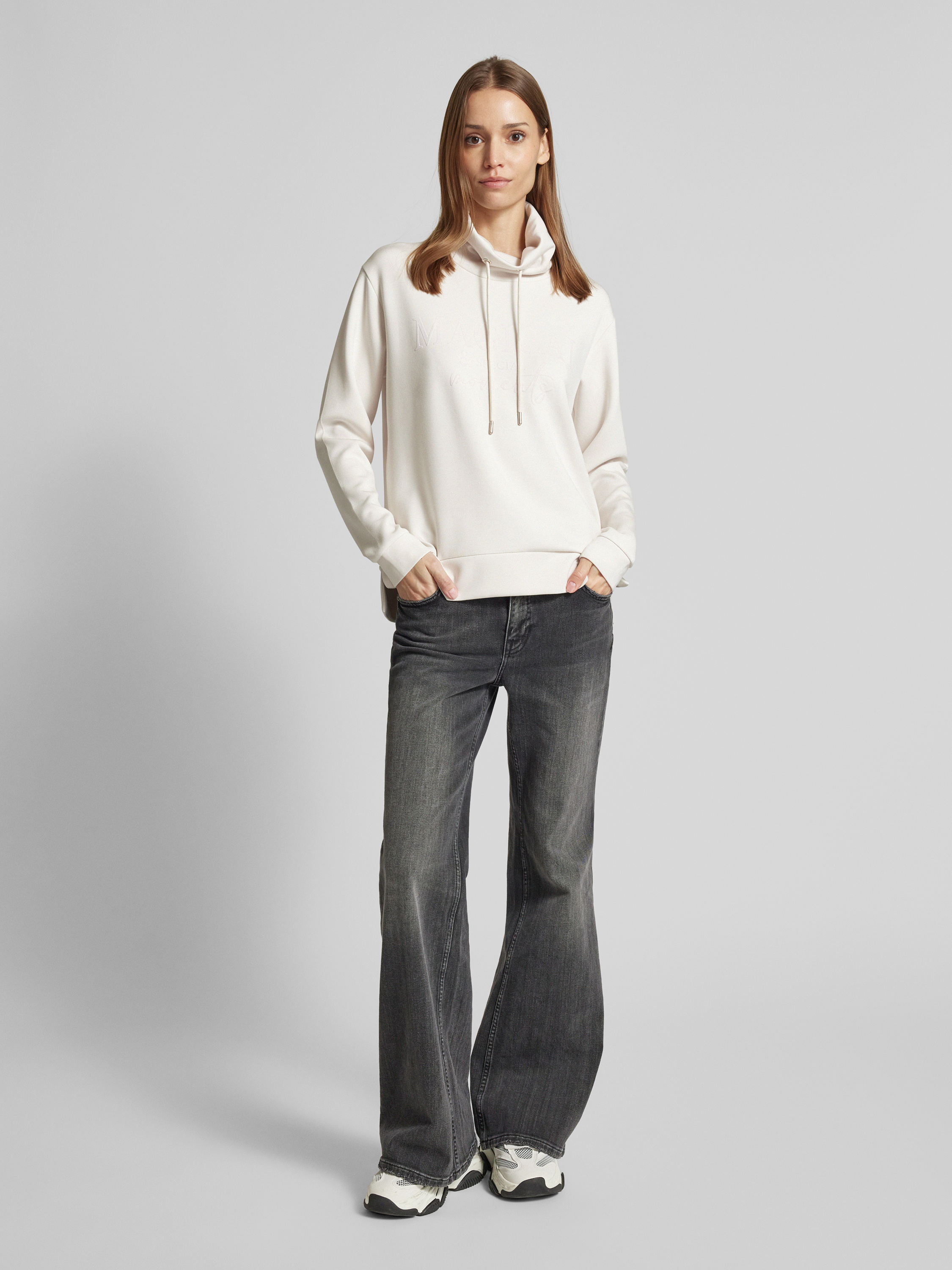 Christian Berg Woman Regular Fit Sweatshirt mit Statement-Prägung (ecru ...