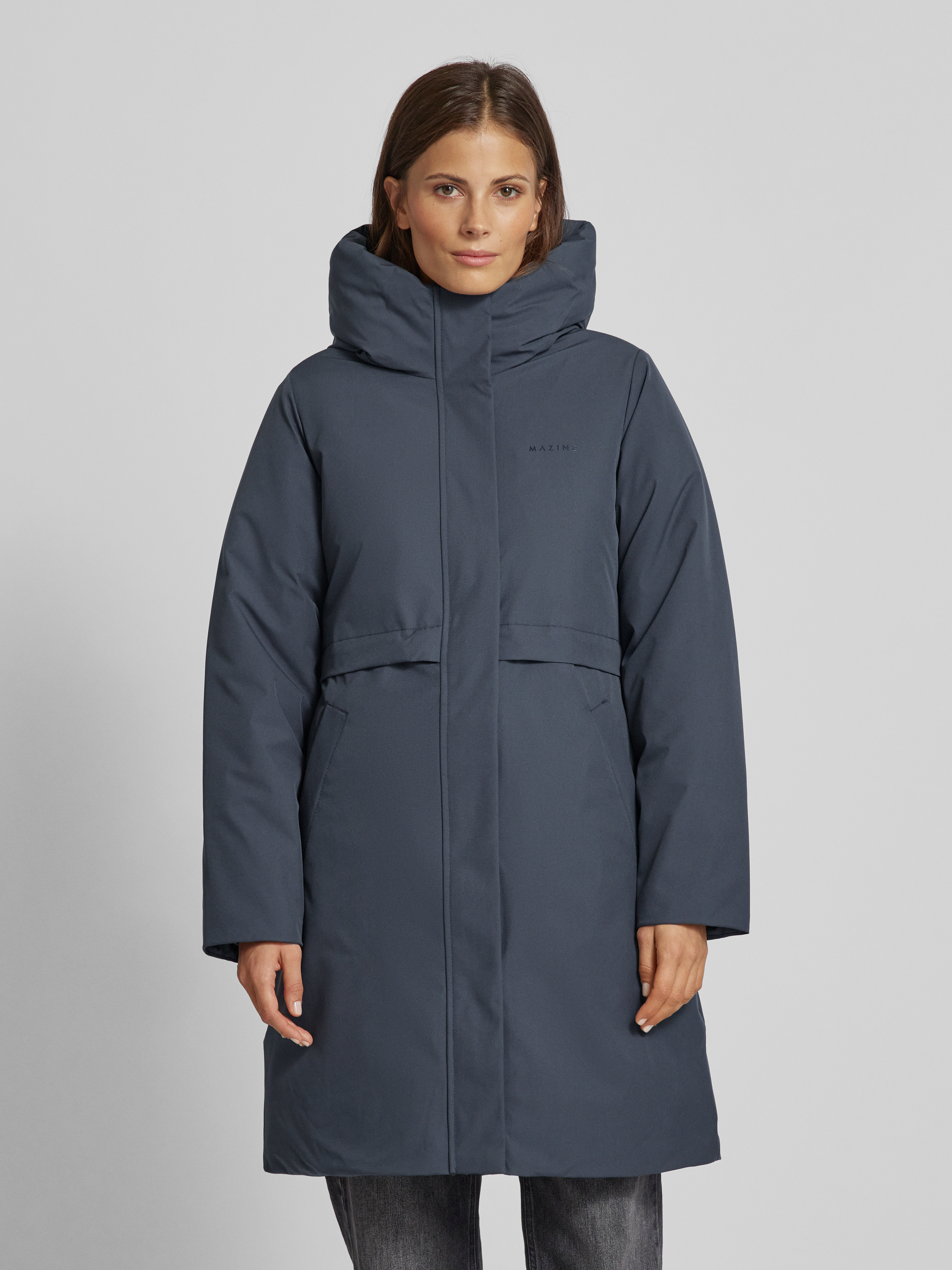 Mazine Parka mit Kapuze Modell 'Lyn' (blau) online kaufen