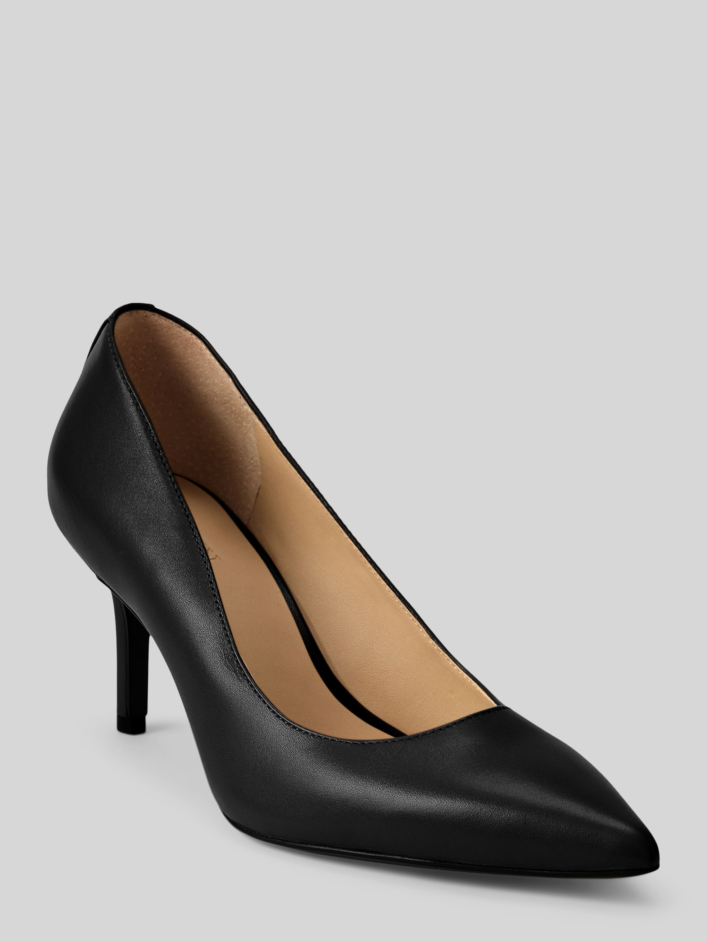 Lauren Ralph Lauren Pumps van echt leer in zwart online kopen | P&C