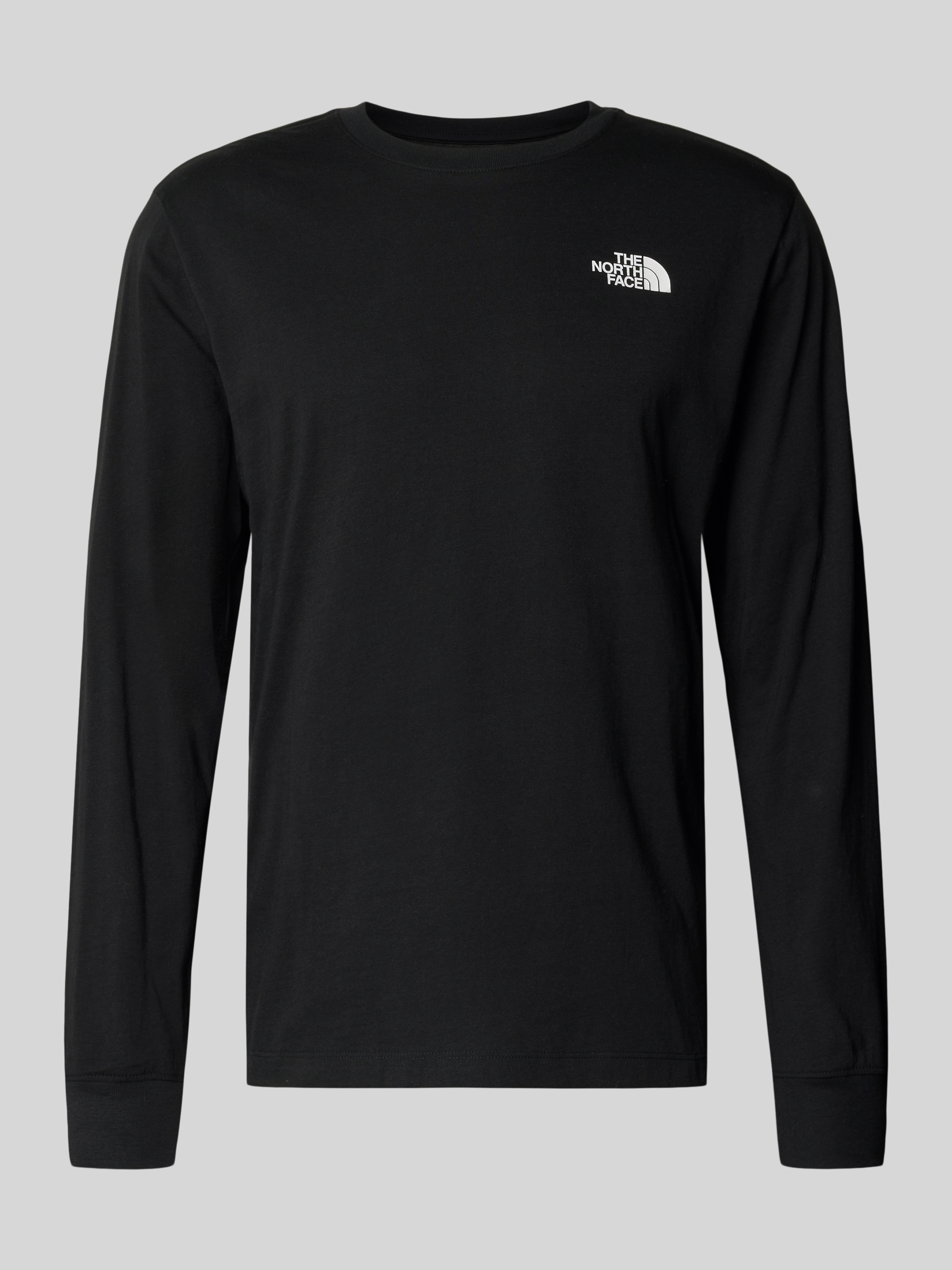 The North Face Regular Fit Longsleeve mit Logo-Print (black) online kaufen