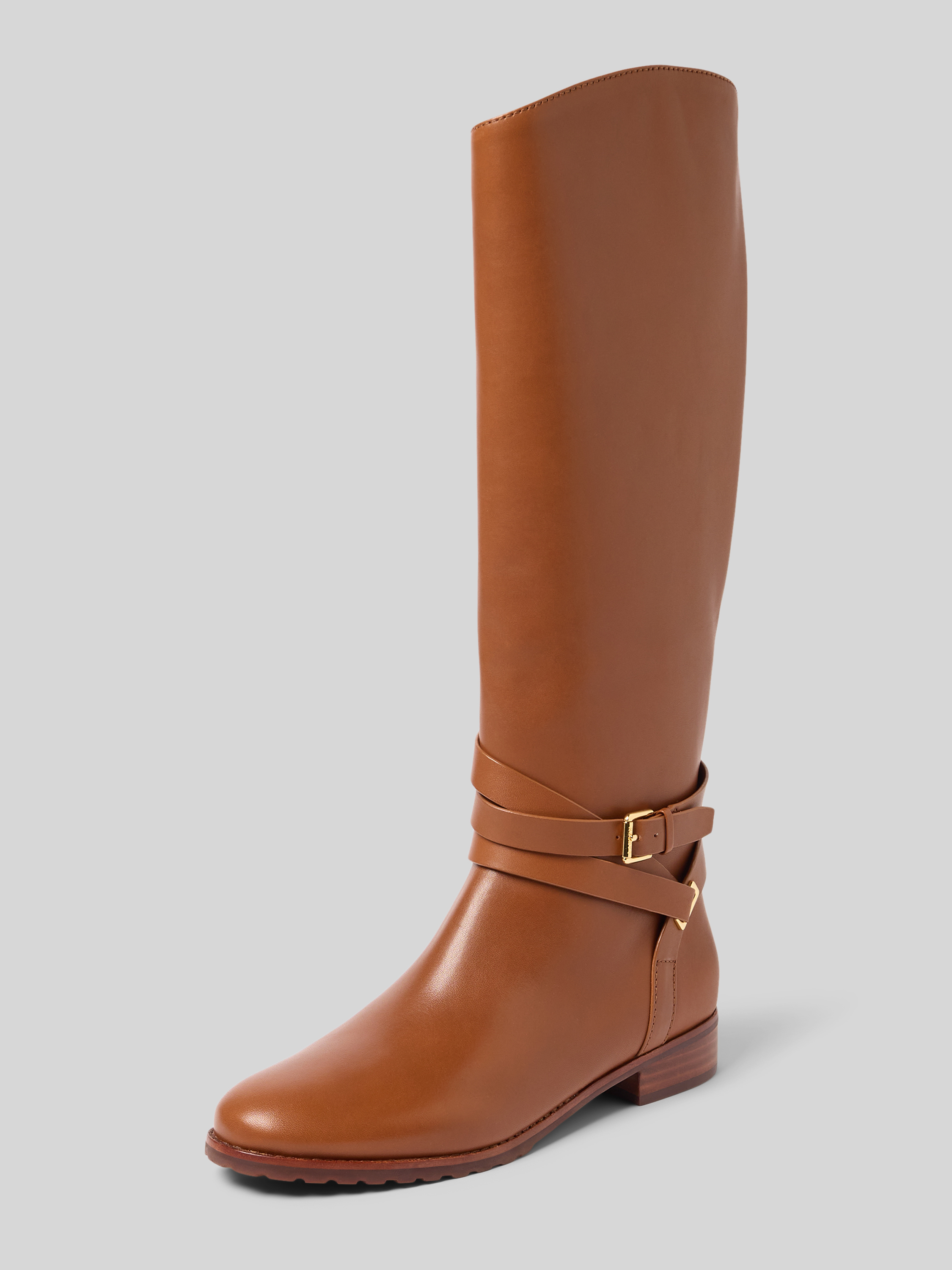 Lauren Ralph Lauren Stiefel mit Reißverschluss Modell 'COLLINS' (cognac ...