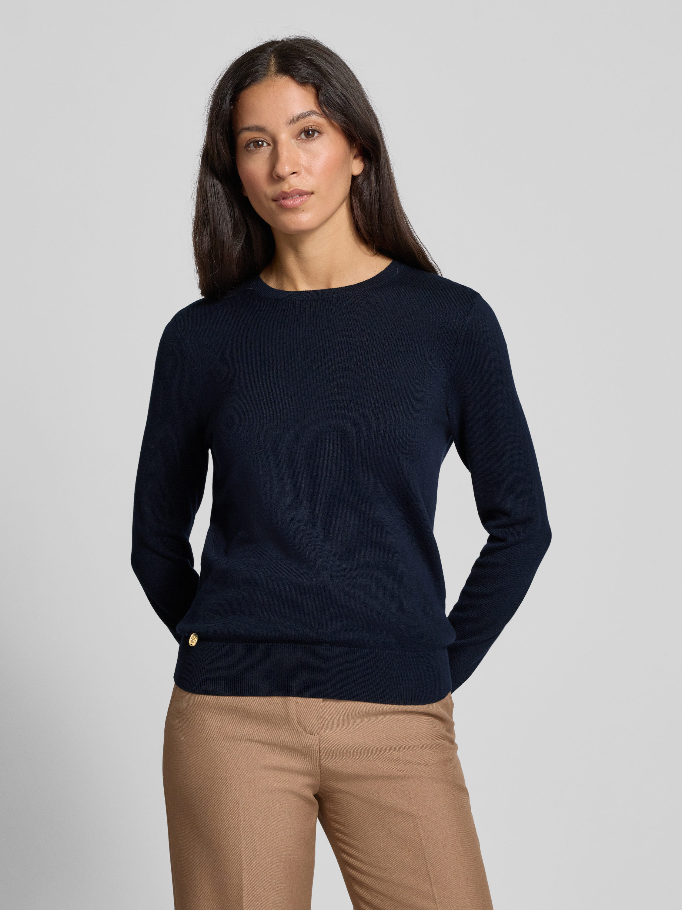 Lauren Ralph Lauren Gebreide pullover met ribboorden, model 'SHAVONNE ...