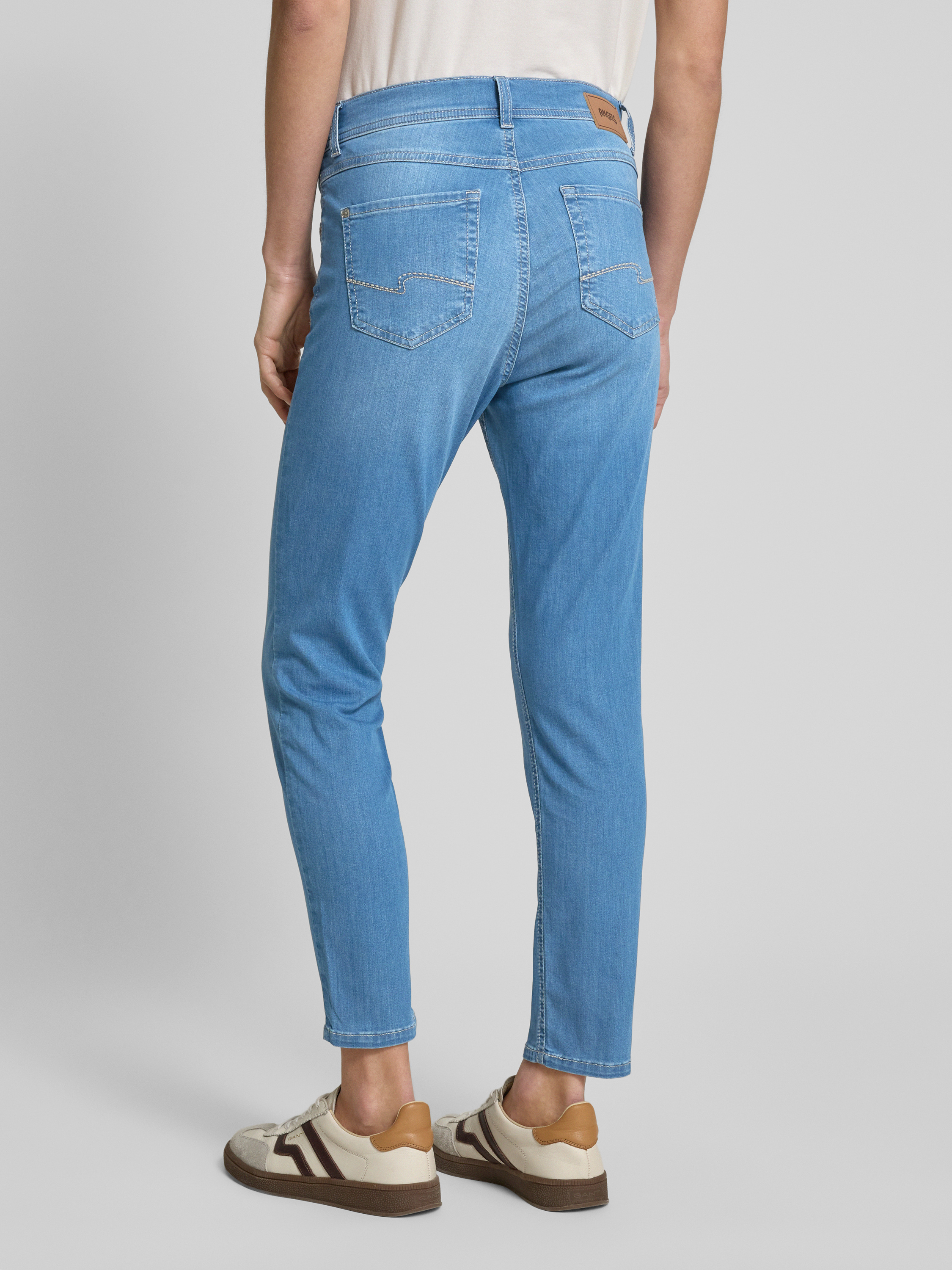 Angels Slim Fit Jeans mit verkürztem Schnitt Modell 'ORNELLA' (blau ...