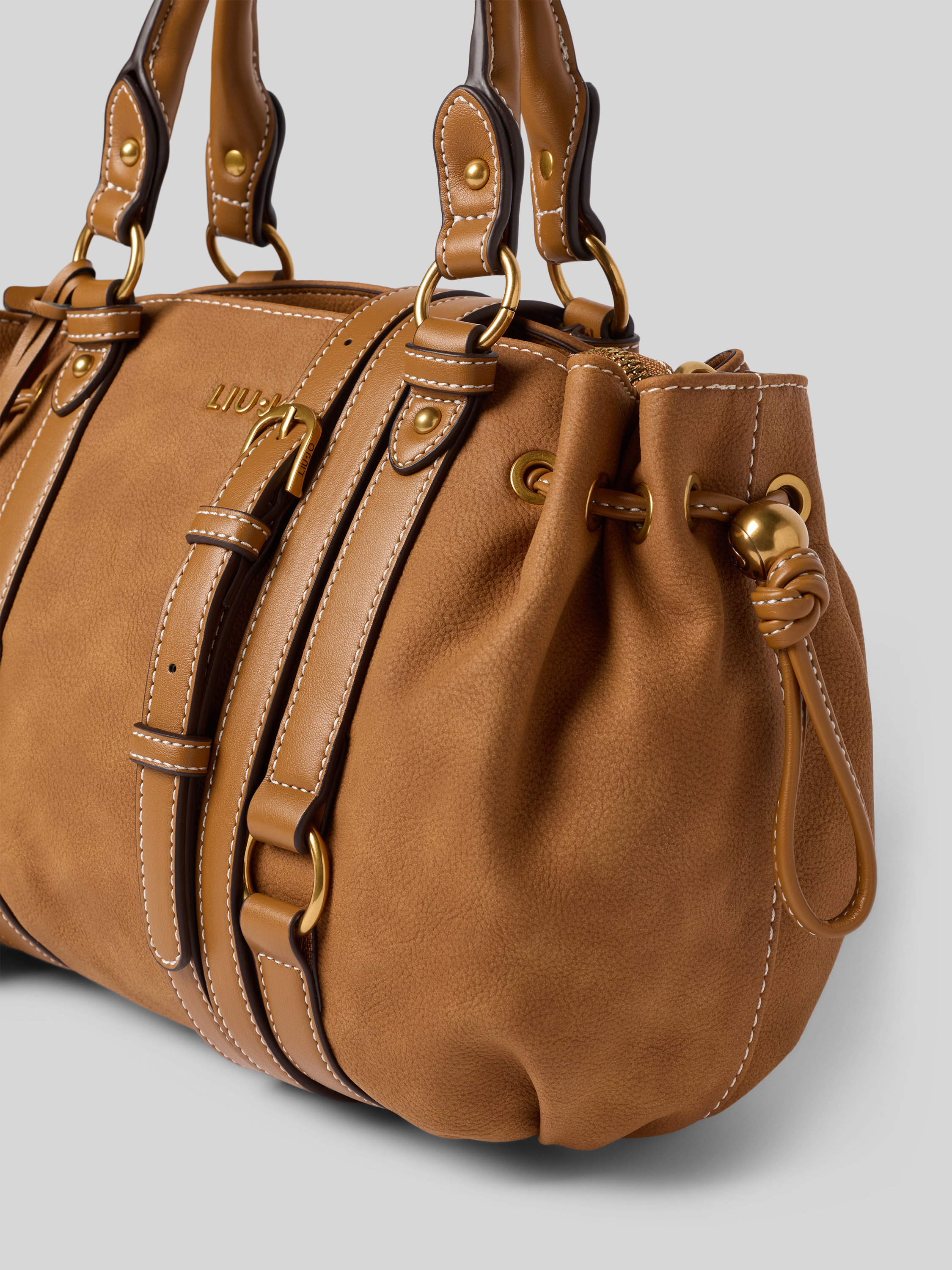 Kup online Liu Jo White Obcisłe bokserki z imitacji skóry z aplikacją z ...