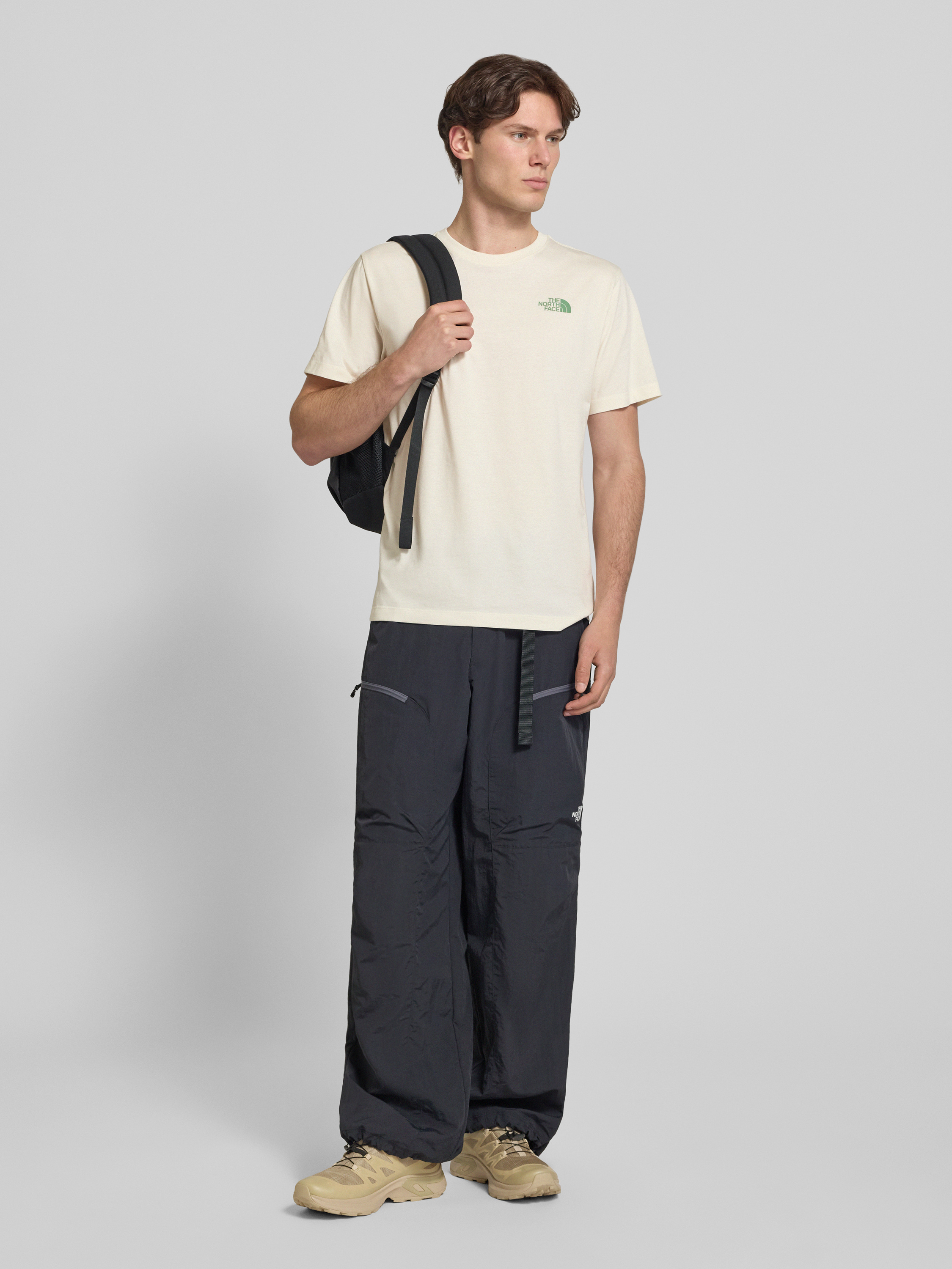 The North Face T-Shirt mit Logo und Rundhalsausschnitt (offwhite ...