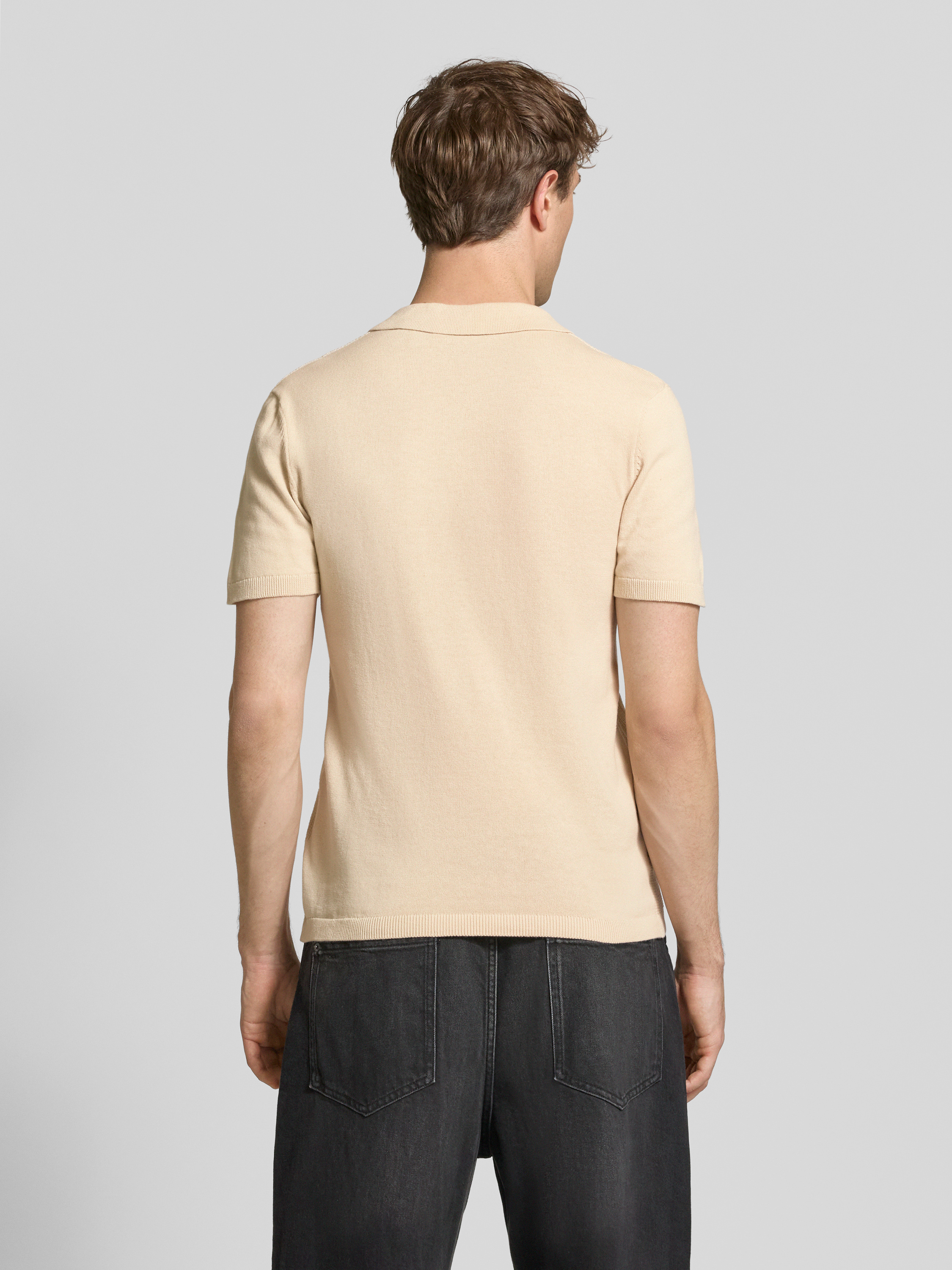 Kup online Blend Polówka w dzianinowym wyglądzie, krój slim fit, model ...
