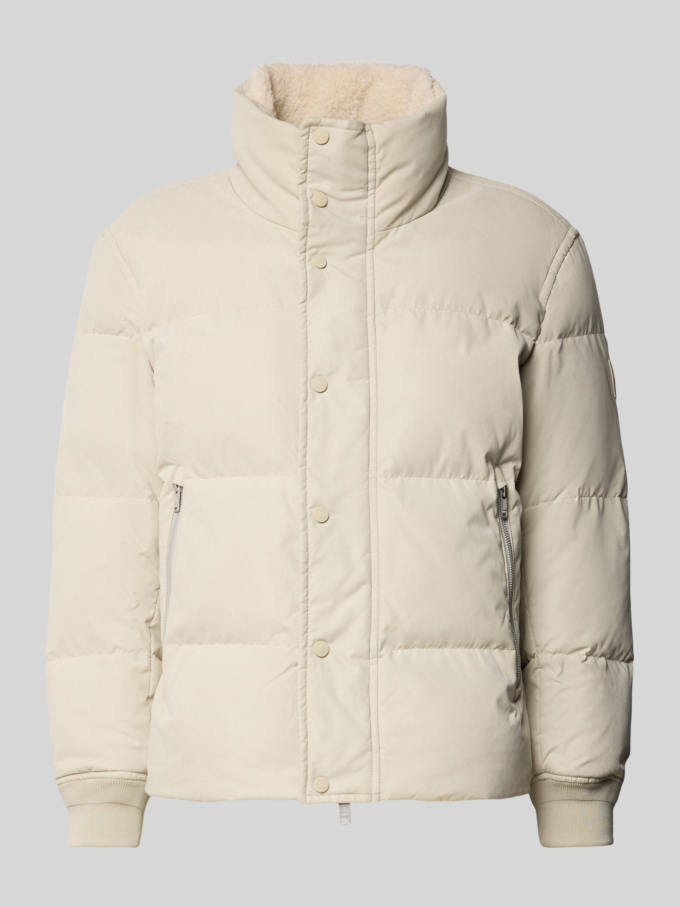 Kup online BOSS Orange Kurtka pikowana o kroju regular fit ze stójką ...