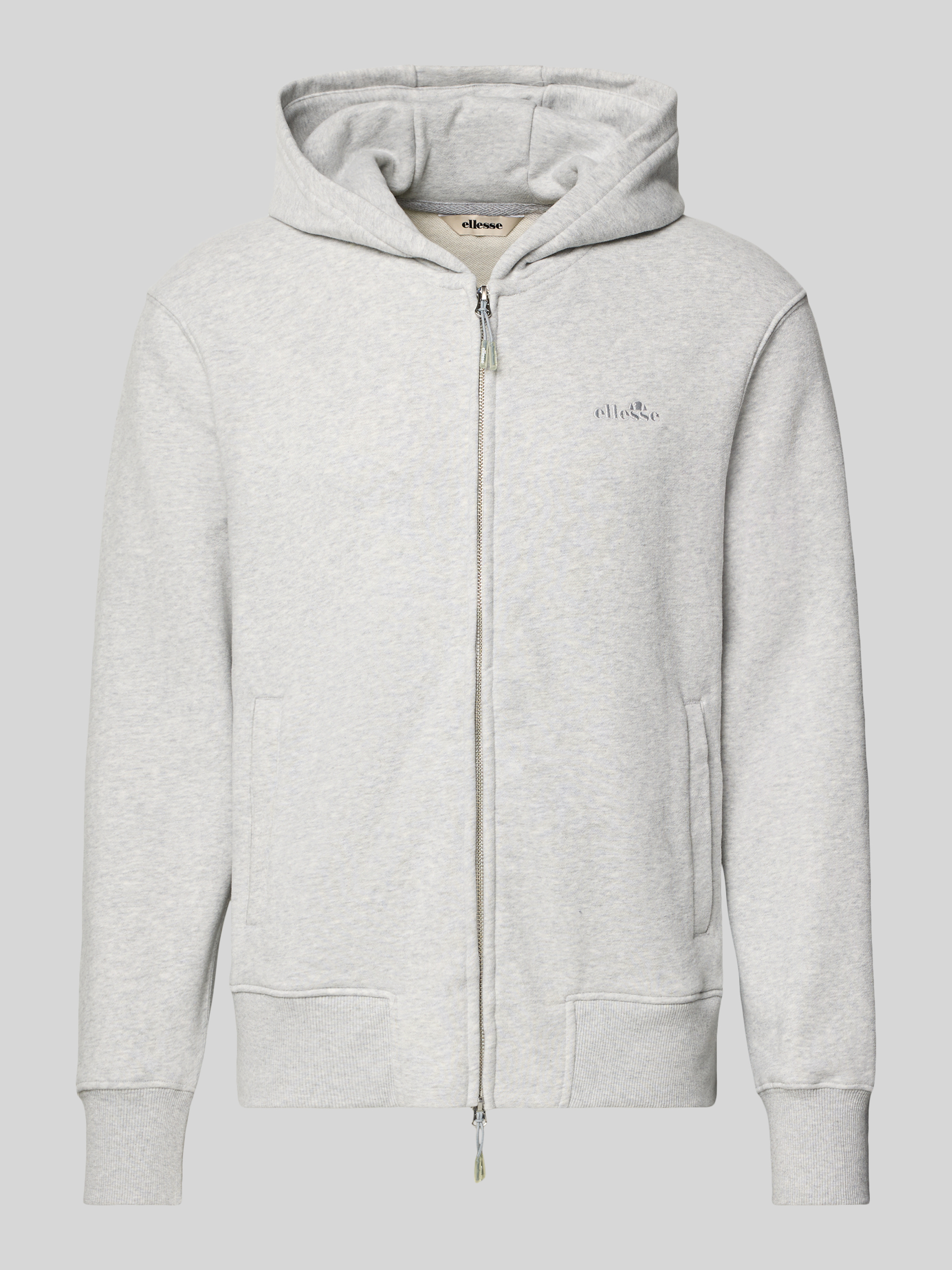 Ellesse Sweatjacke mit Kapuze Modell 'TAURASI' (hellgrau) online kaufen
