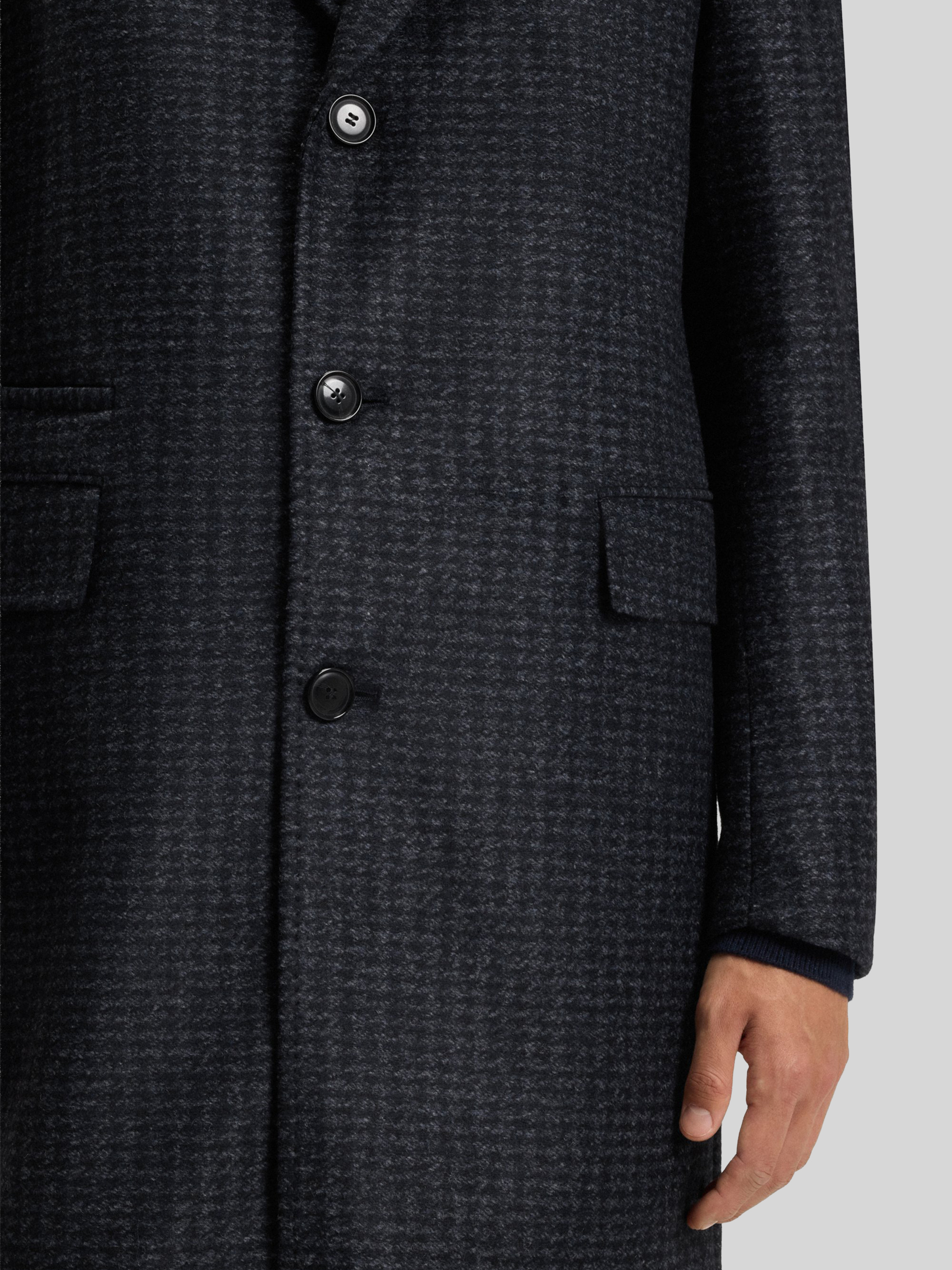 BOSS Slim fit lange jas met scheerwol, model 'H-HYDE-J-BIB-PAD-254' in ...