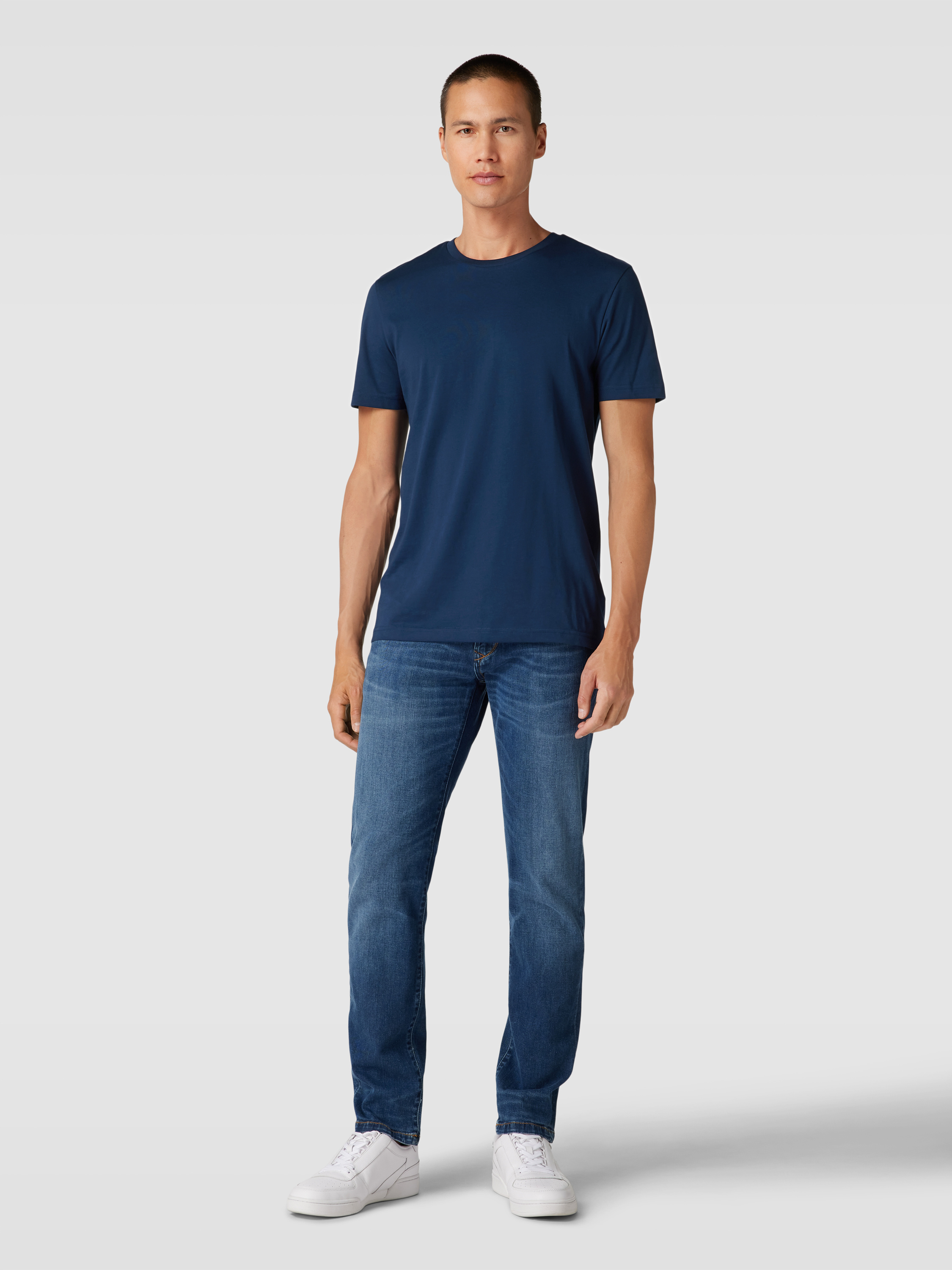 Christian Berg Men T-Shirt aus Baumwolle mit Rundhalsausschnitt ...