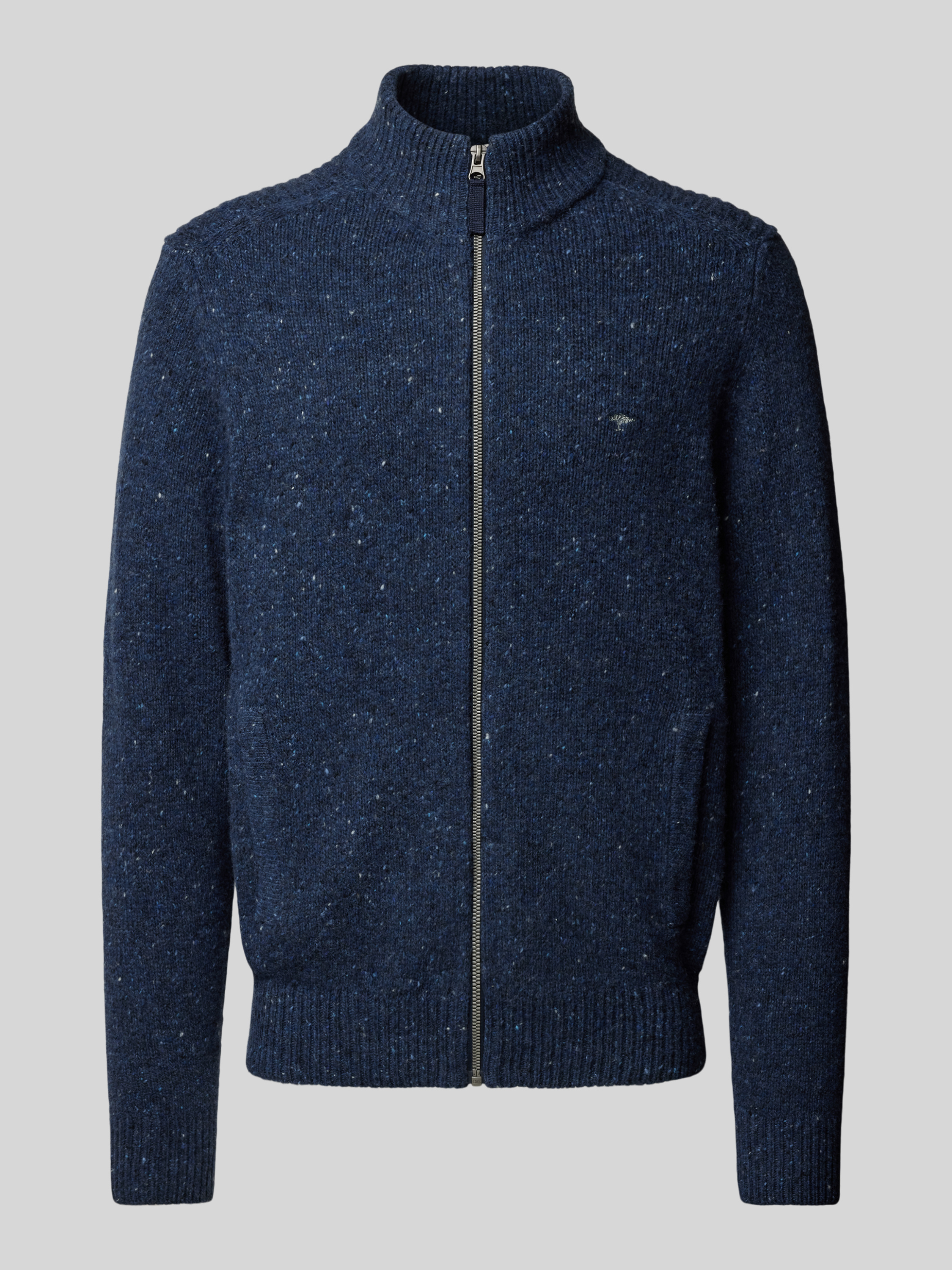 Fynch-Hatton Cardigan mit Logo-Stitching (marine) online kaufen