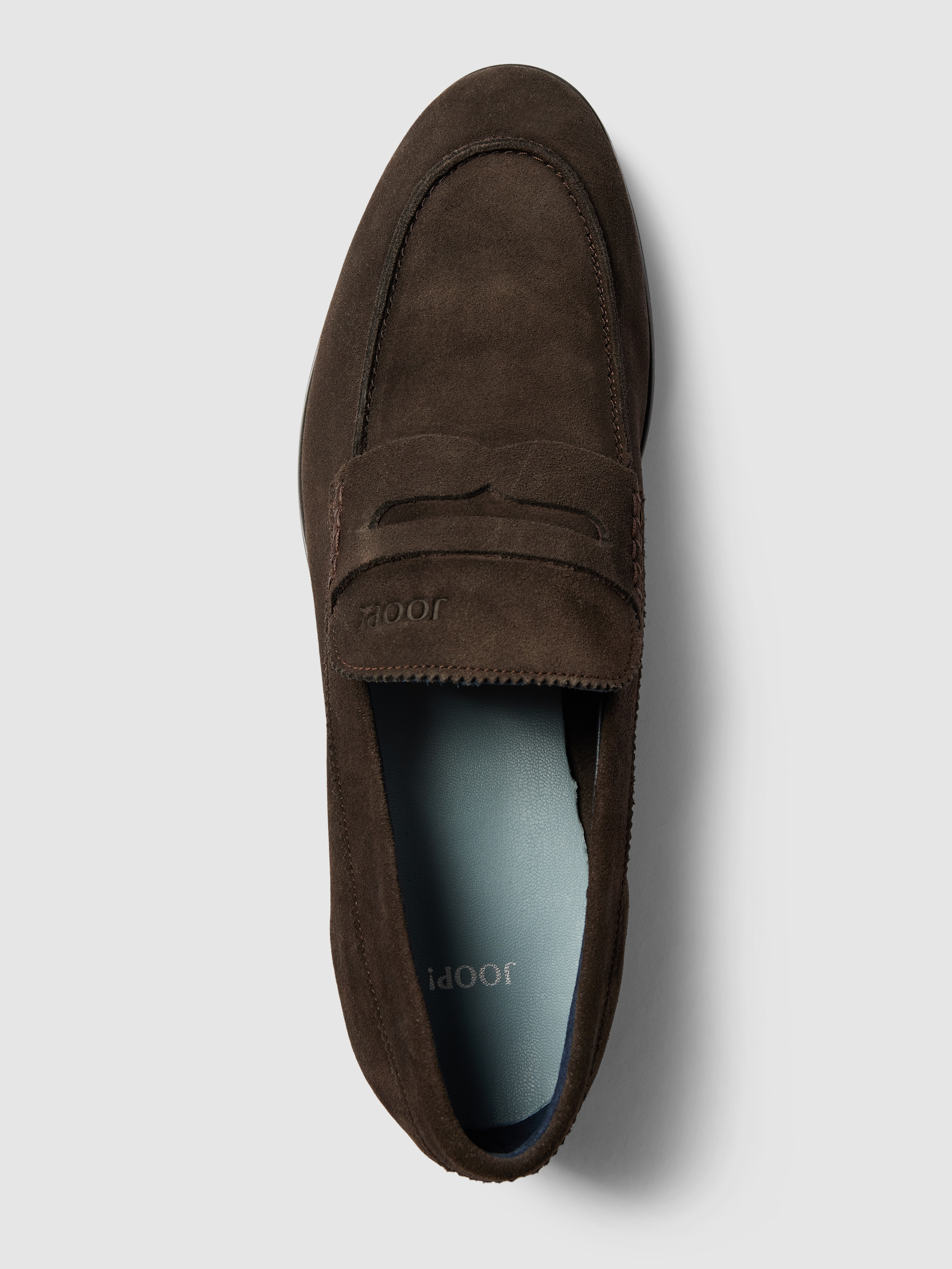 JOOP! SHOES Penny-Loafer mit Label-Details (dunkelbraun) online kaufen