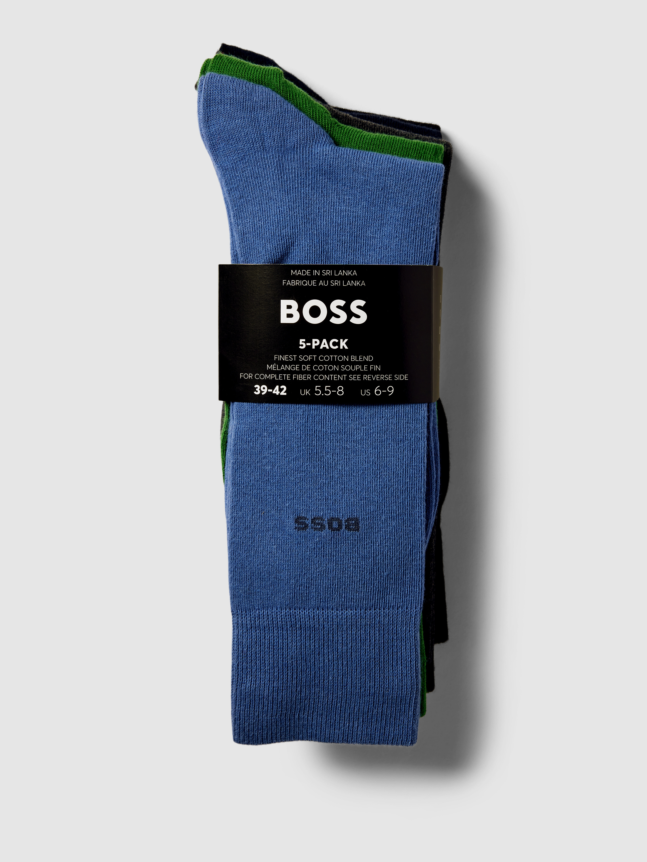 BOSS Socken mit Label-Print im 5er-Pack (gruen) online kaufen