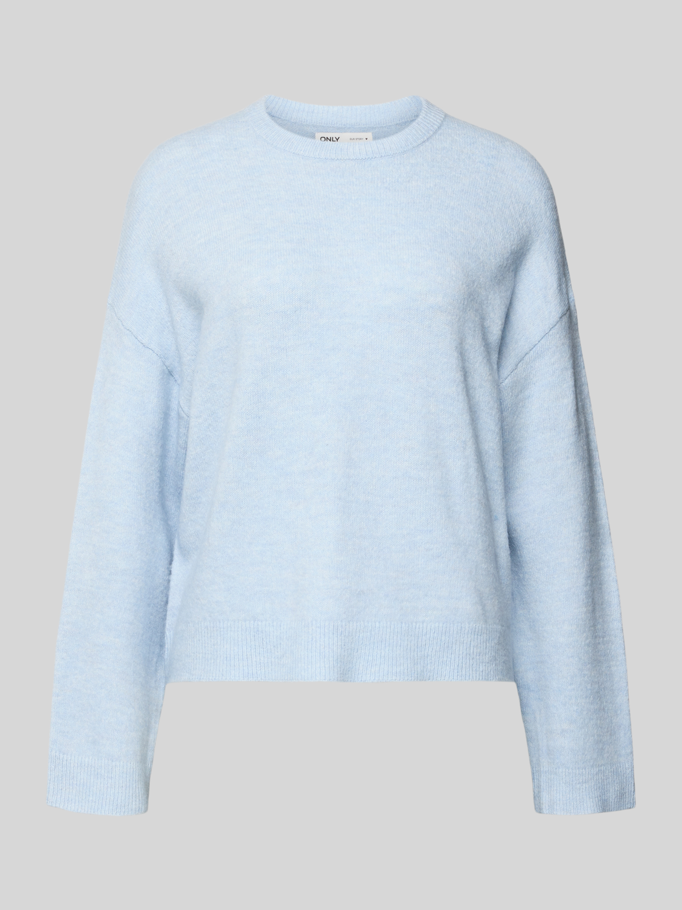 Kup online Only Sweter z dzianiny o kroju relaxed fit z okrągłym ...