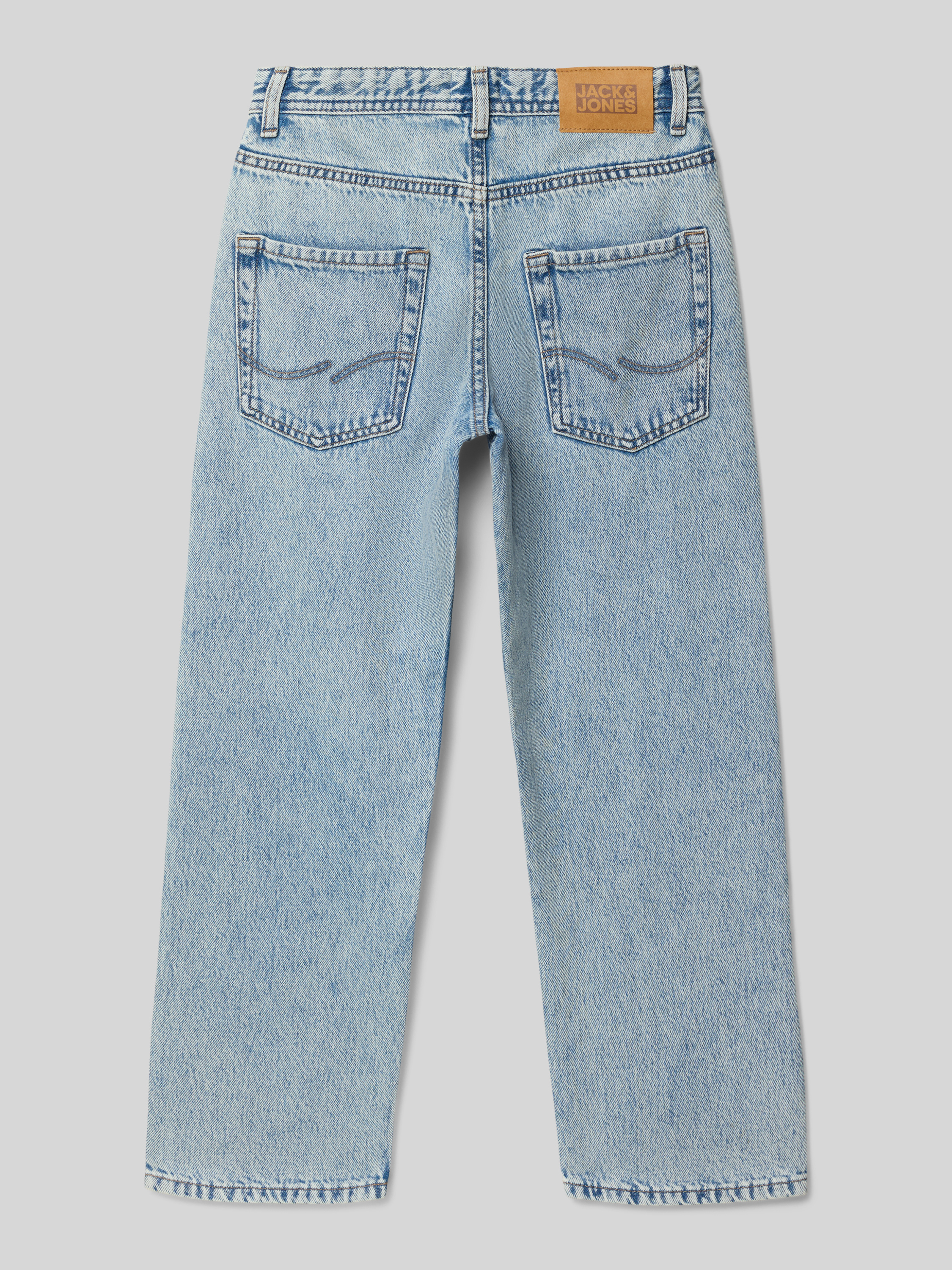 Jack & Jones Straight Fit Jeans im 5-Pocket-design Modell 'Chris' (blau ...