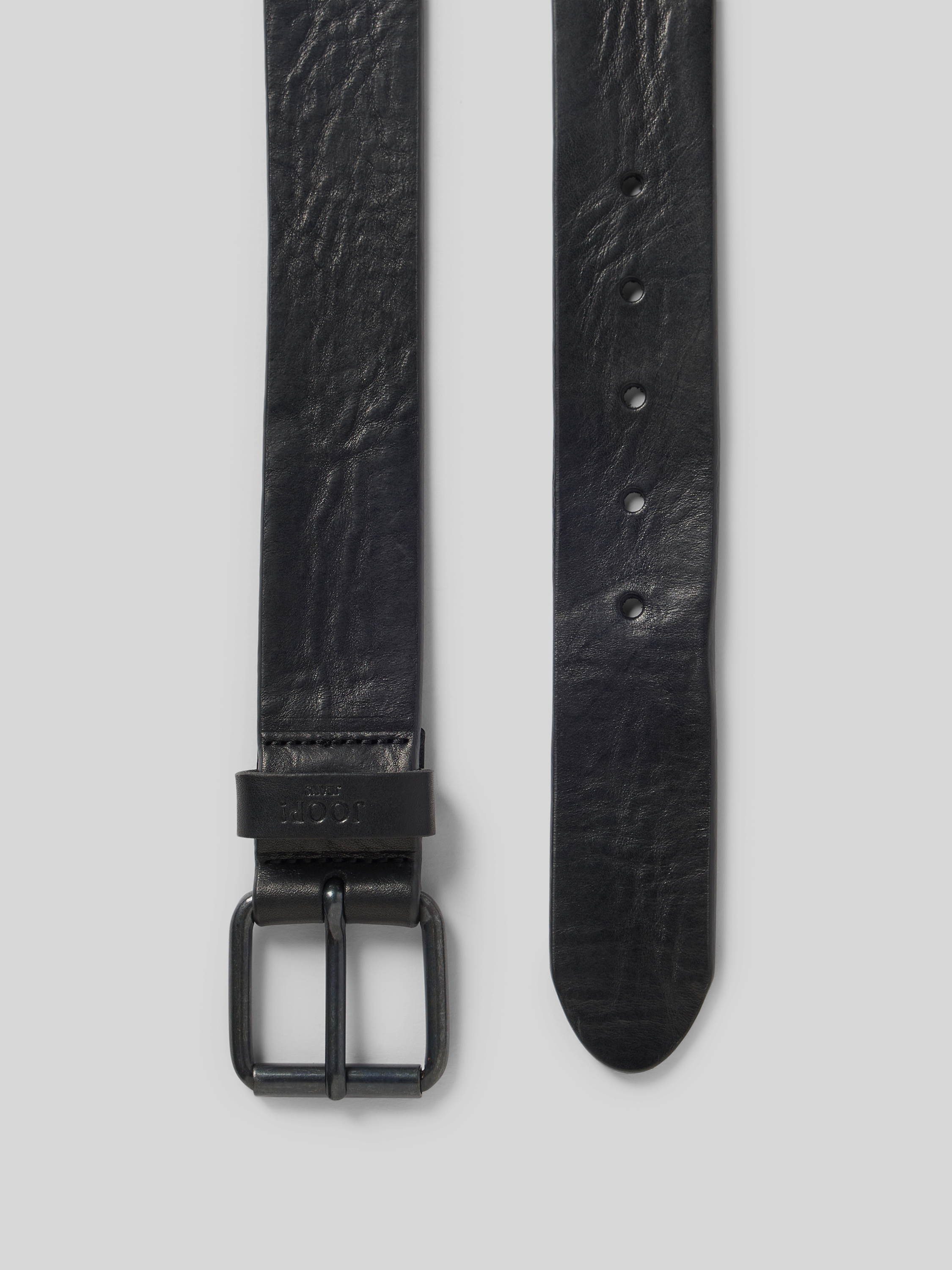 Kup online JOOP! Collection Pasek ze sprzączką i detalem z logo (czarny)