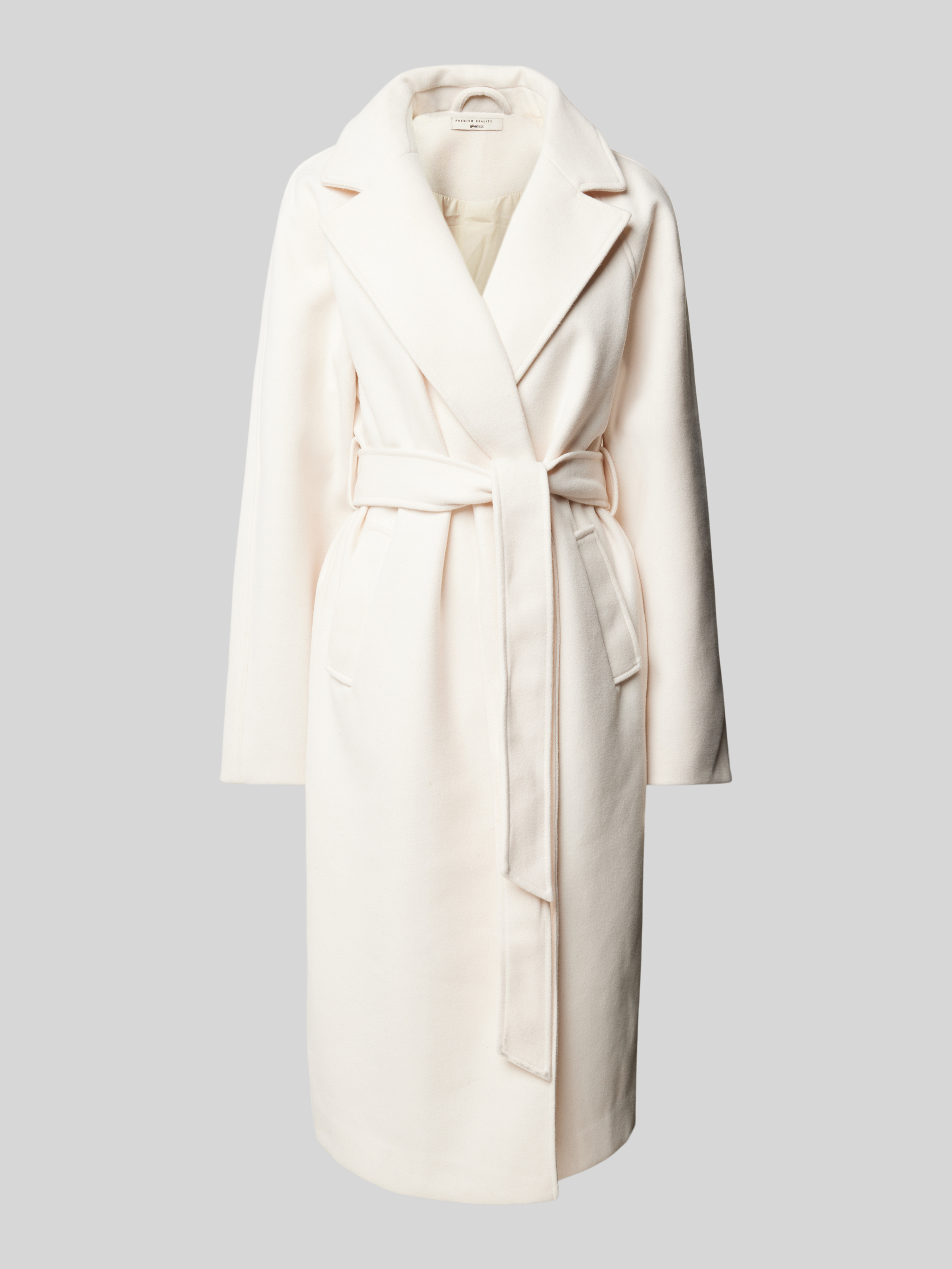 Gina Tricot Mantel mit Bindegürtel (ecru) online kaufen