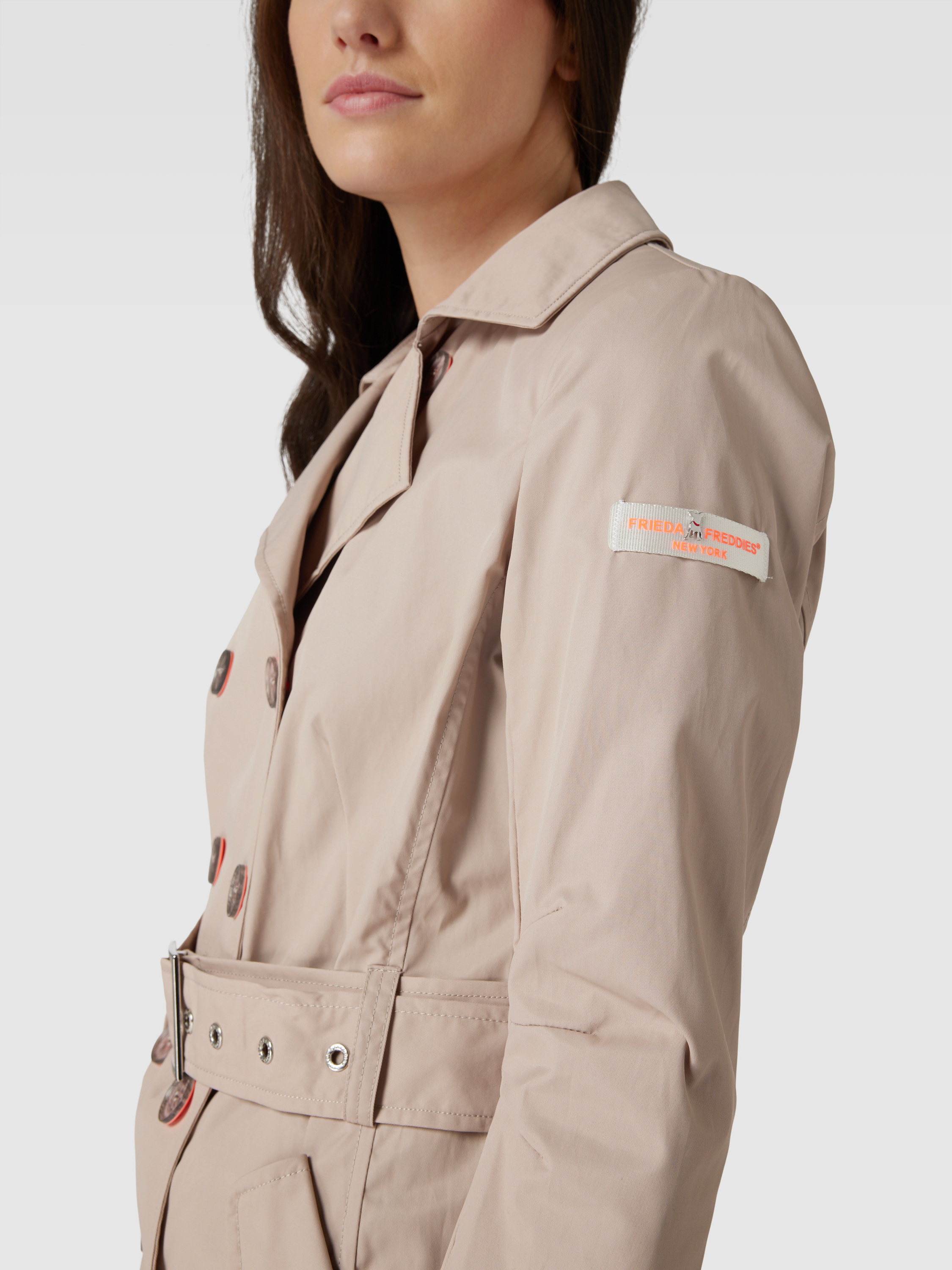 Frieda & Freddies Trenchcoat mit Reverskragen (sand) online kaufen