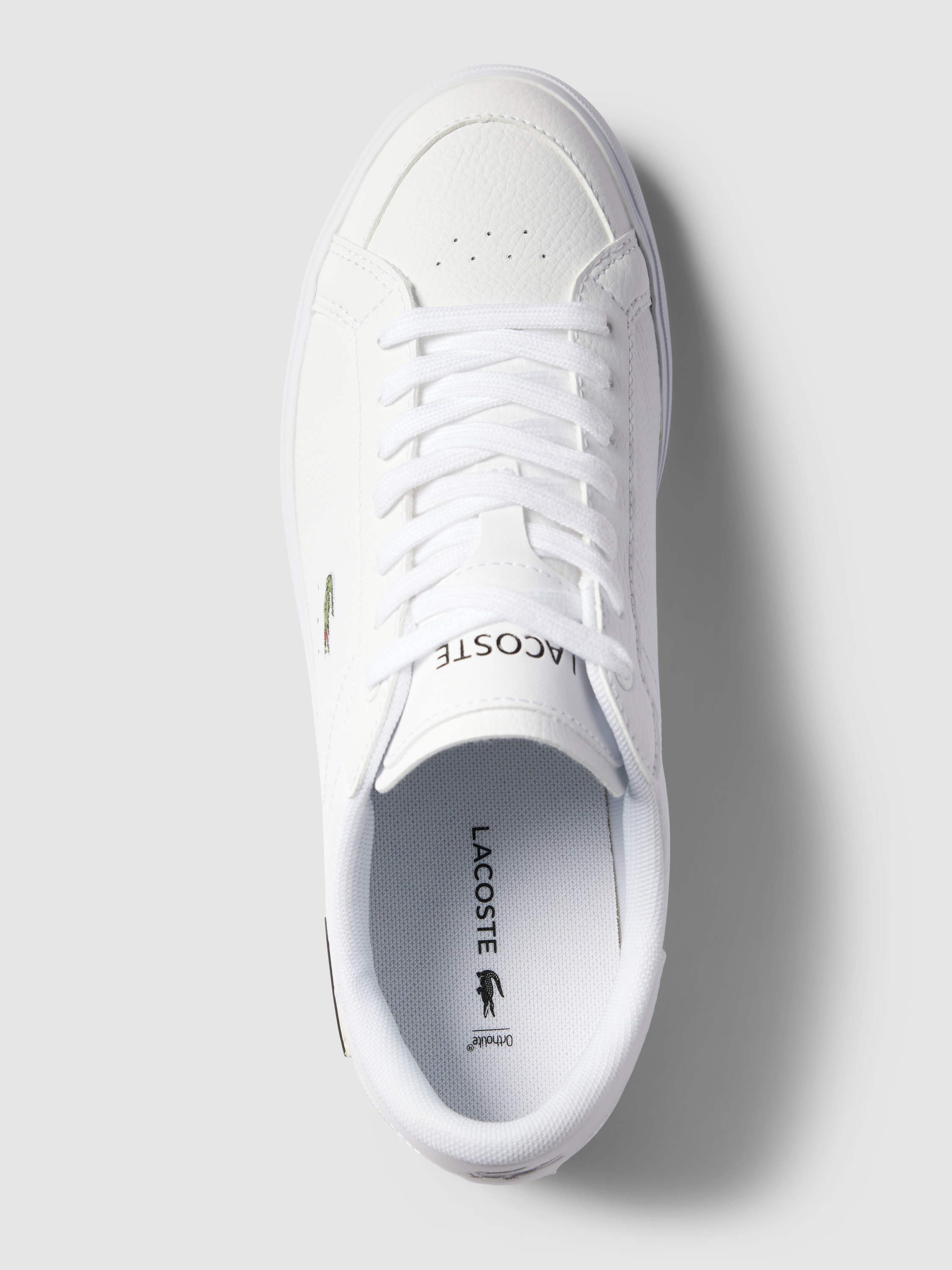 Lacoste Sneaker mit Label-Details Modell 'POWERCOURT' (weiss) online kaufen