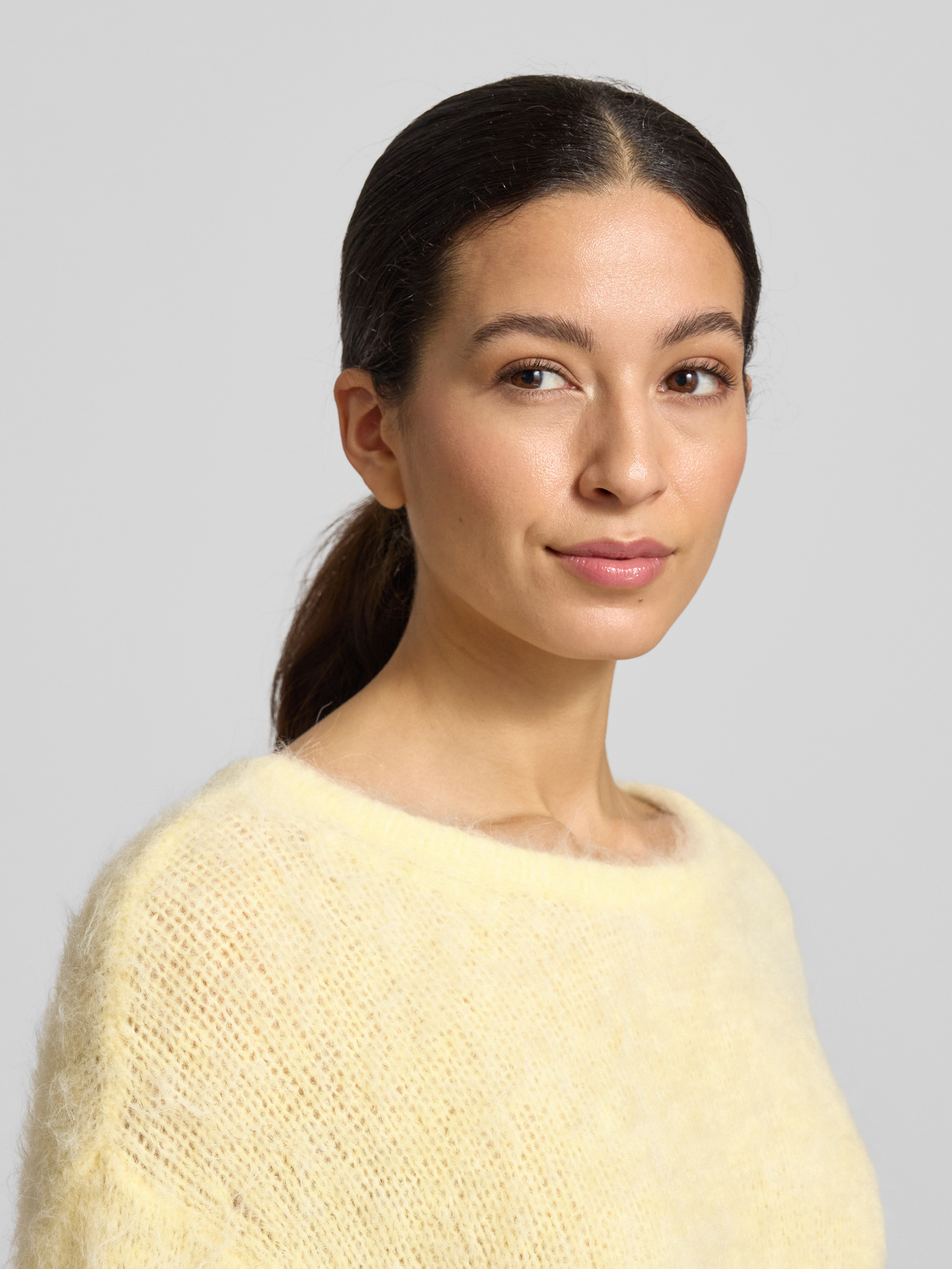 American Vintage Gebreide pullover met ribboorden, model 'NIBY' in ...