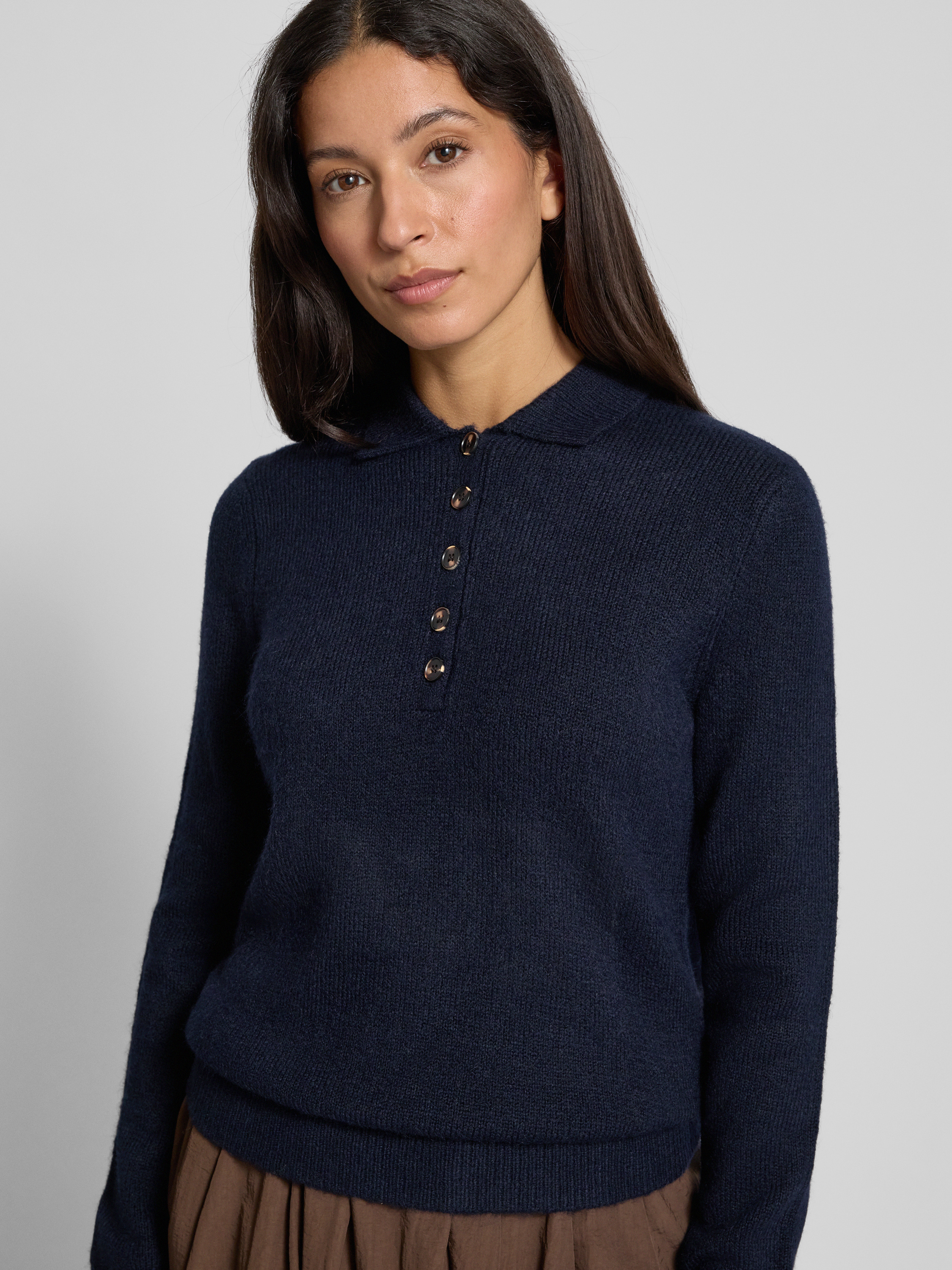 Christian Berg Woman Regular Fit Strickpullover mit Woll-Anteil (dunkelblau) online kaufen