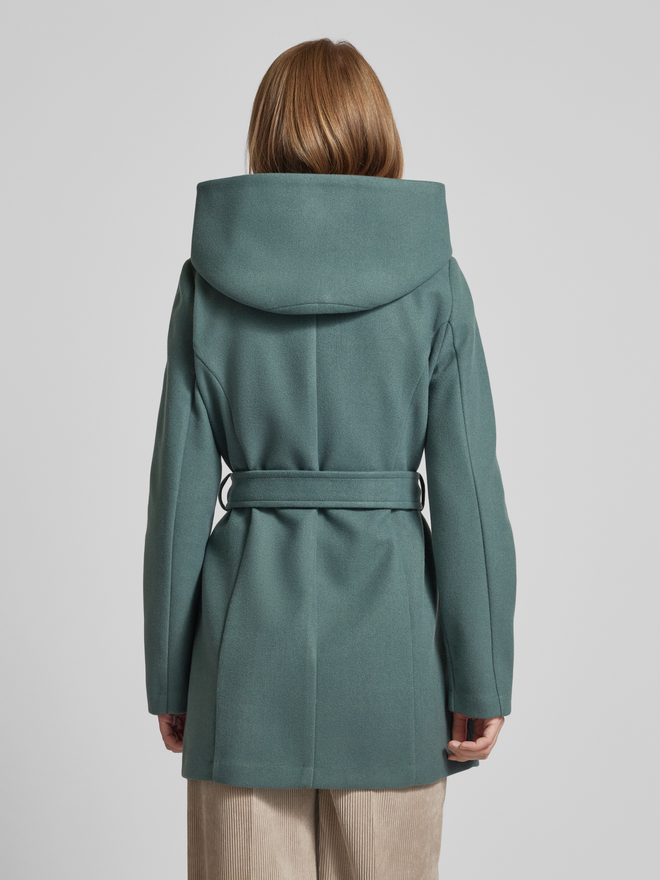 Vero Moda Regular Fit Mantel in Filz-Optik mit Bandkragen Modell ...