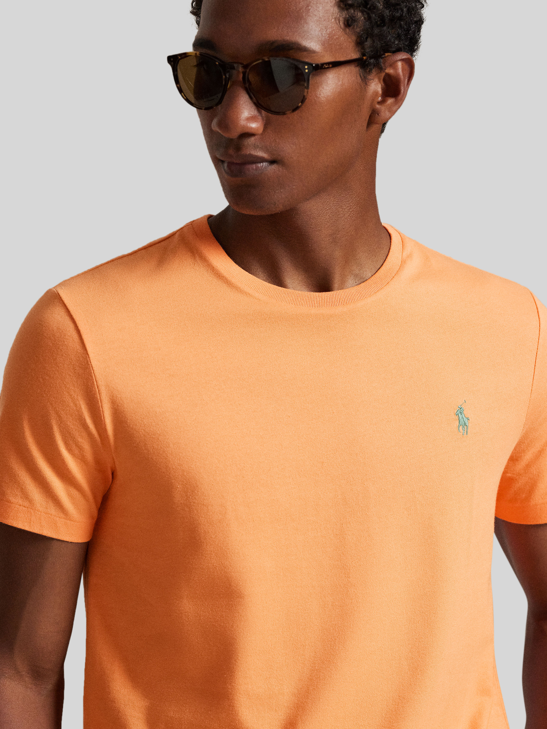 Polo Ralph Lauren Regular Fit T-Shirt aus reiner Baumwolle (orange ...